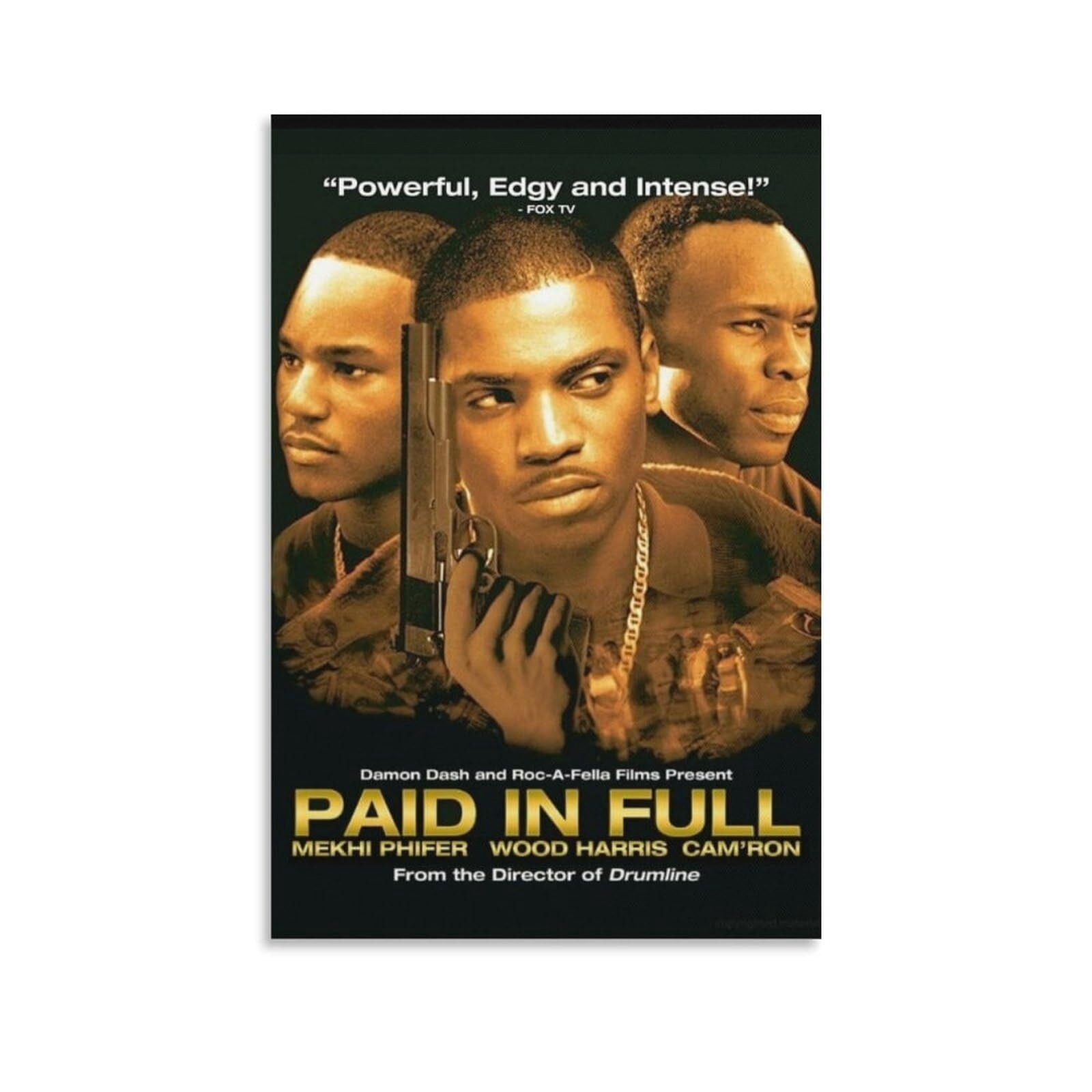 Movie Paid in Full Cover Poster 1 Canvas Wall Art Print For Room ...