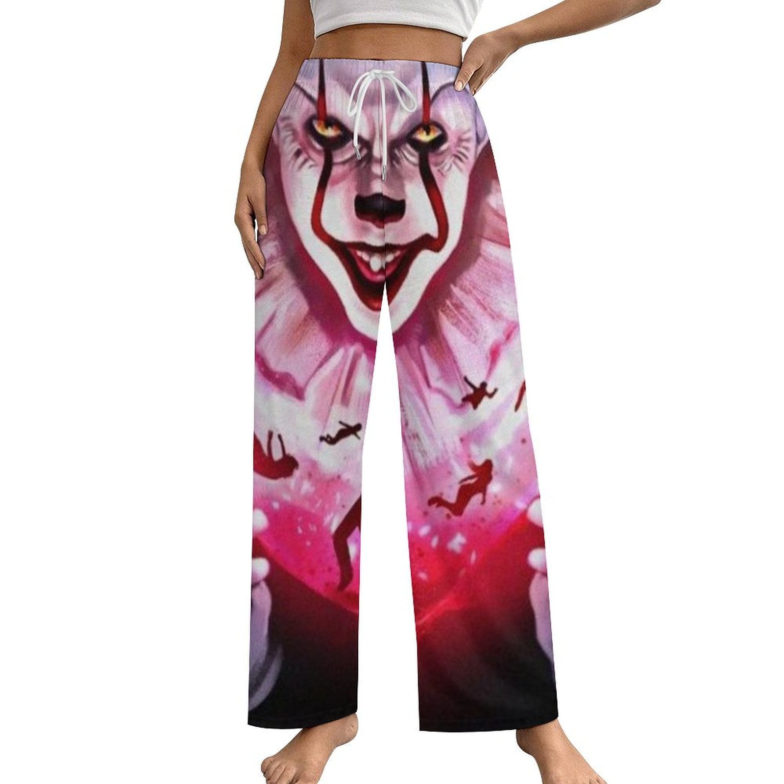 Movie Pennywise Clown Home Pajama Pants For Womens Comfortable Soft ...