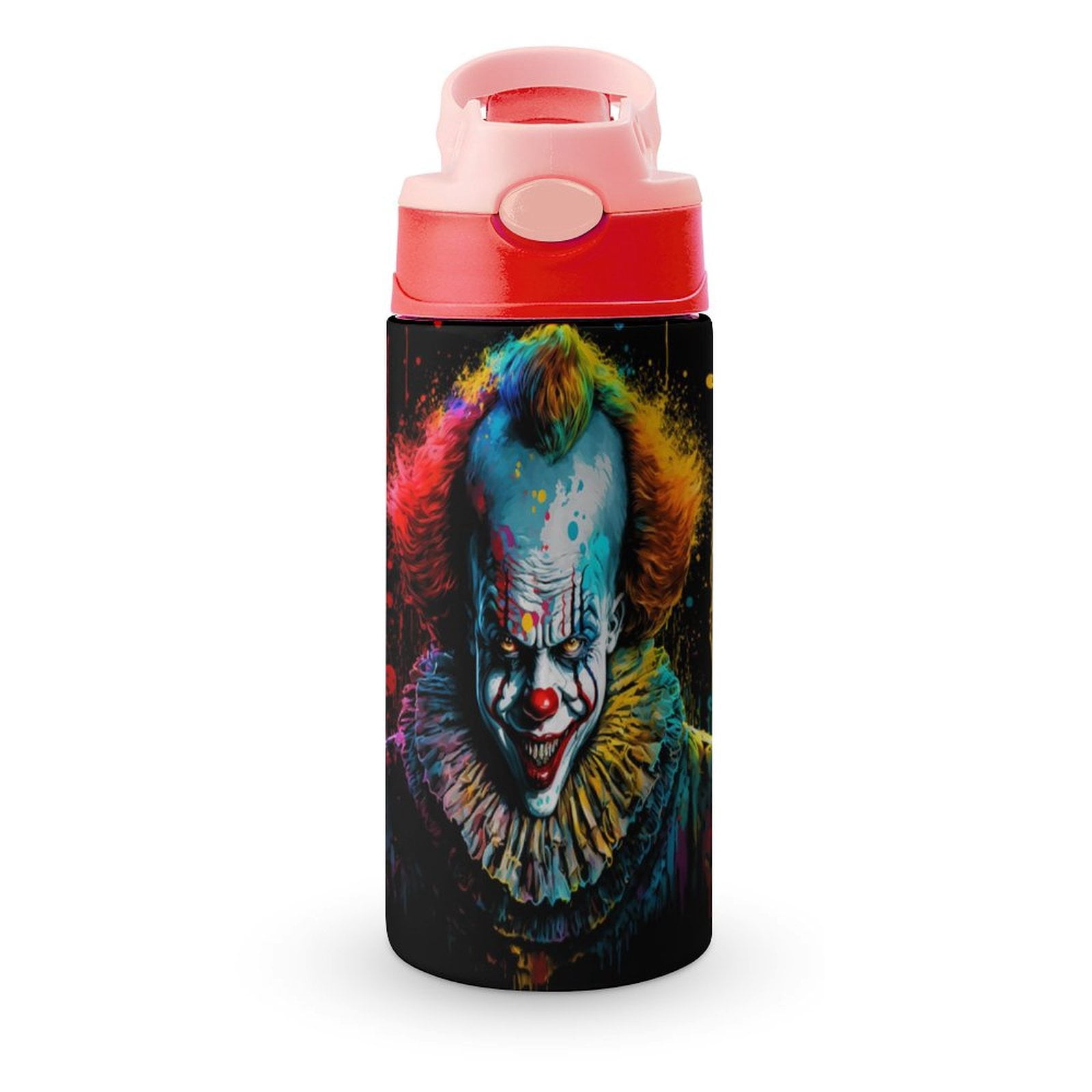Movie Pennywise It Kid's Insulated Water Bottle With Straw Vacuum ...