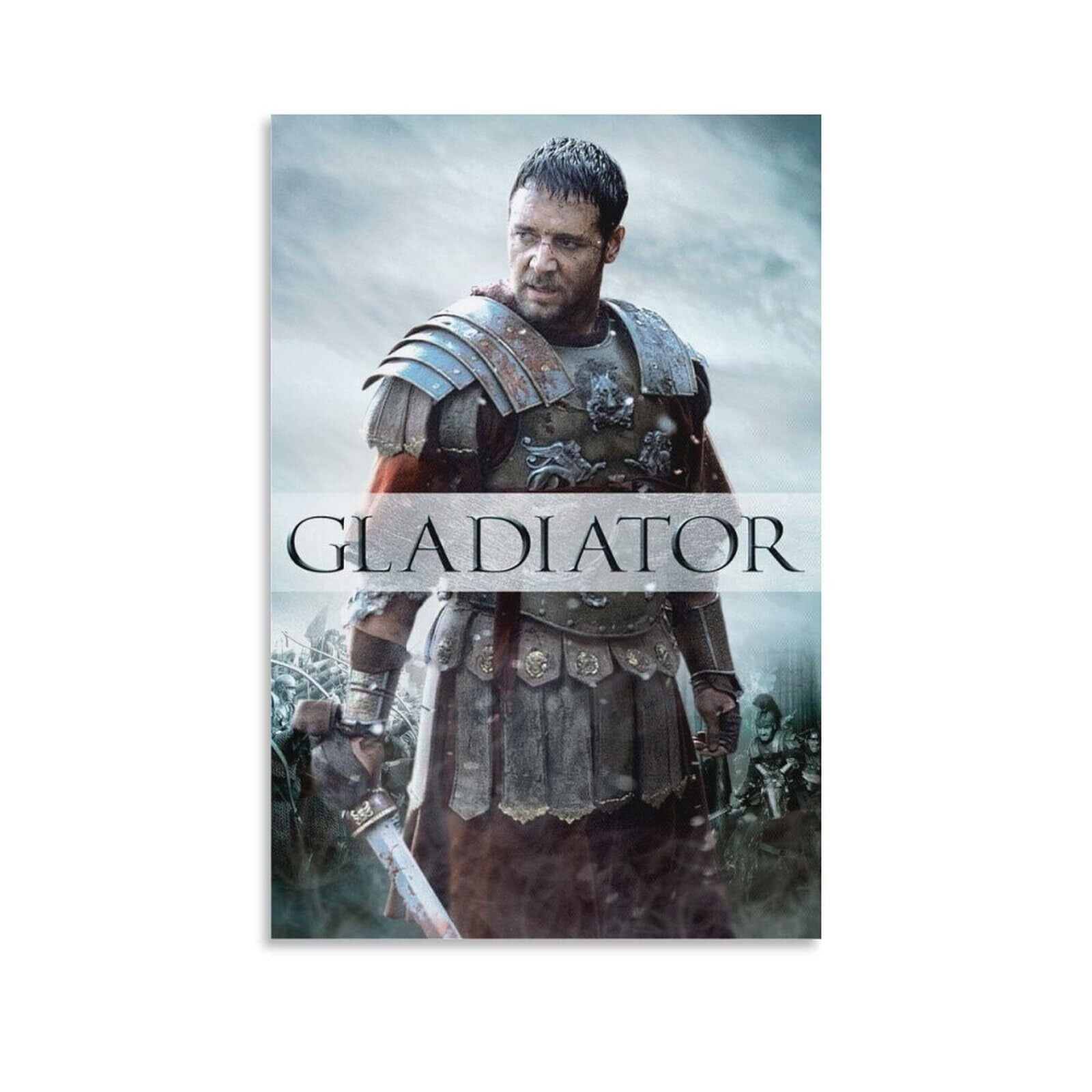 Movie Poster 1 Gladiator 2000 Canvas Wall Art Print For Room Aesthetic ...