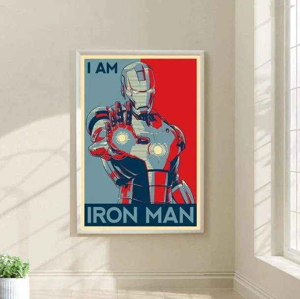 Movie Poster Avengers Film Print Wall Art For Living Room Bedroom 1 NO ...