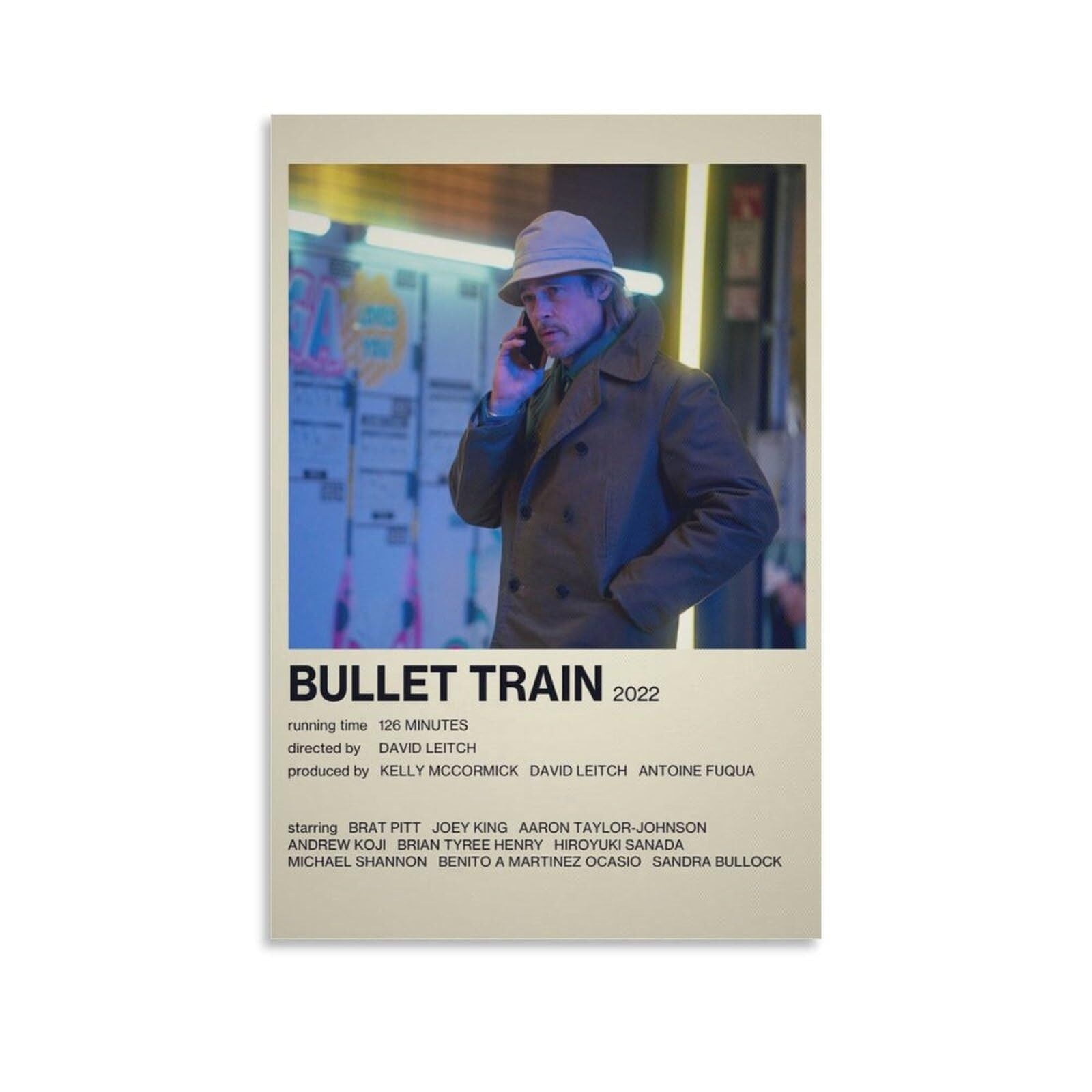 Movie Poster Bullet Train 1 Poster Cool Artworks Painting Wall Art ...