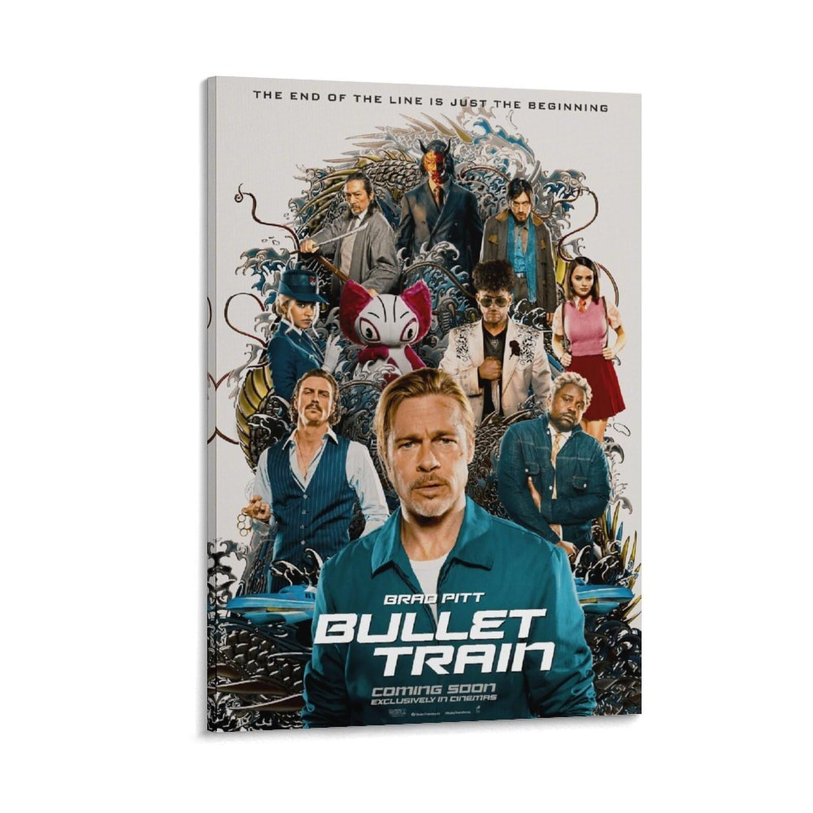 Movie Poster Bullet Train 11 Canvas Wall Art Poster Decorative Bedroom ...