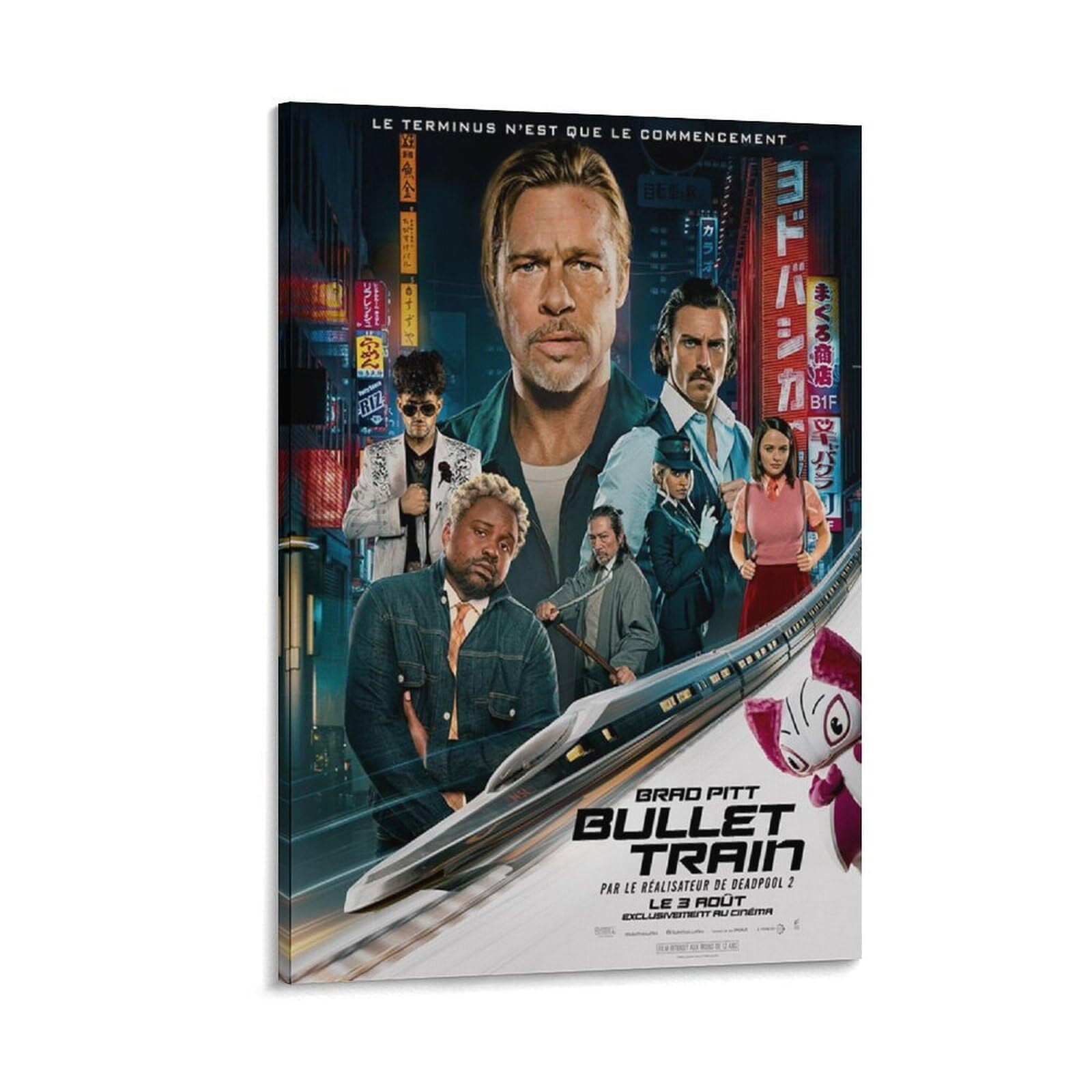 Movie Poster Bullet Train 19 Canvas Art Poster And Wall Art Picture ...