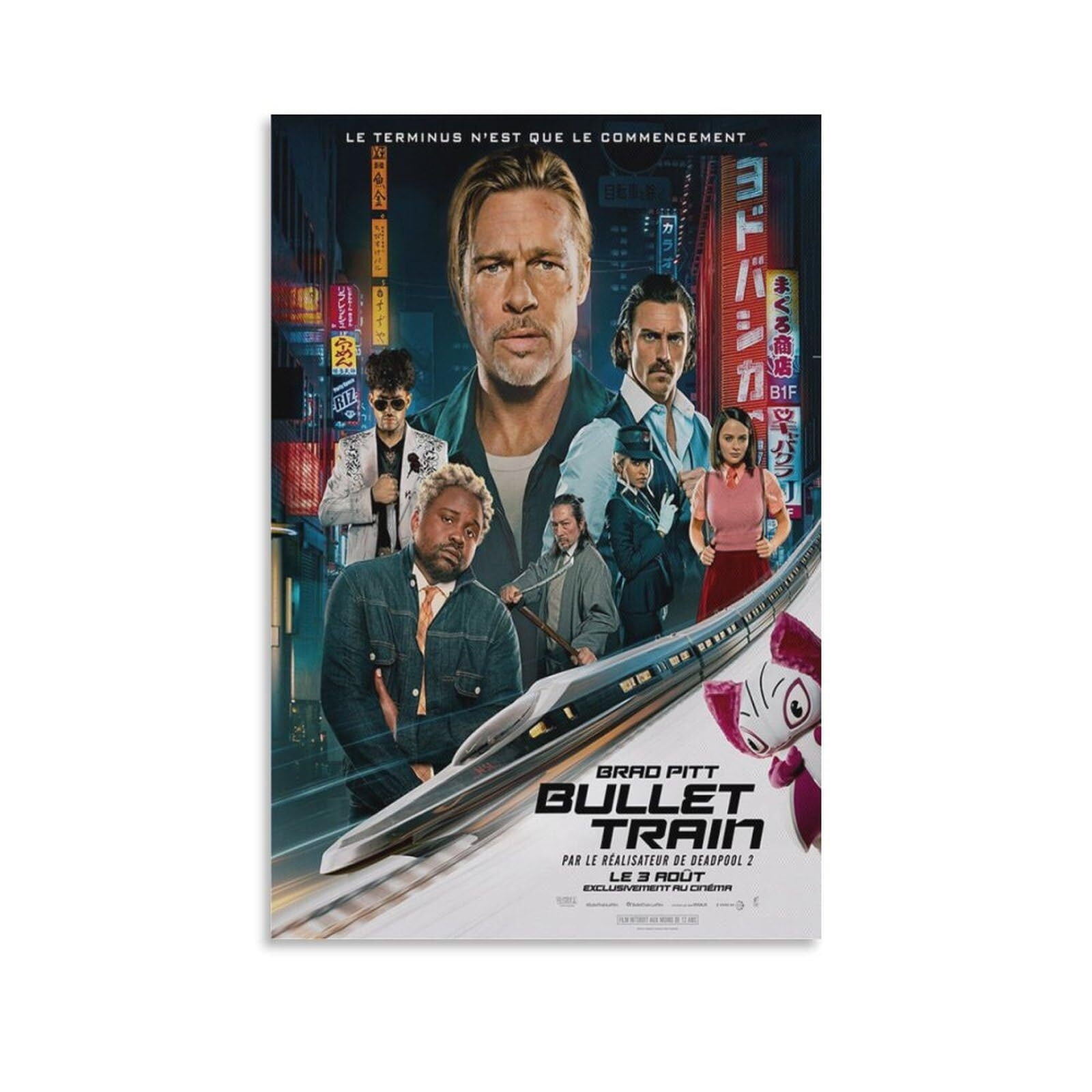 Movie Poster Bullet Train 19 Canvas Art Poster And Wall Art Picture ...