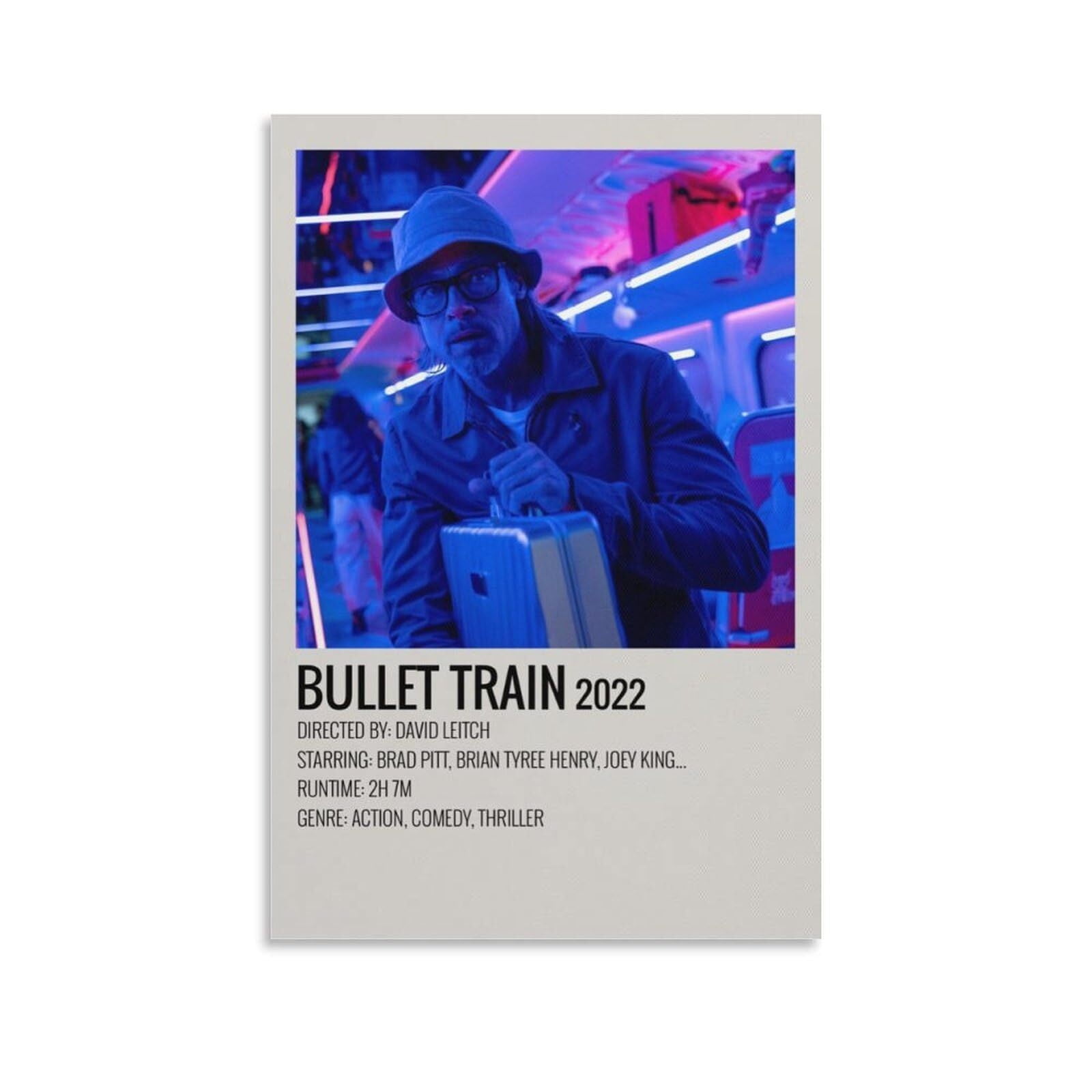 Movie Poster Bullet Train 2 Artworks Picture Print Poster Wall Art ...