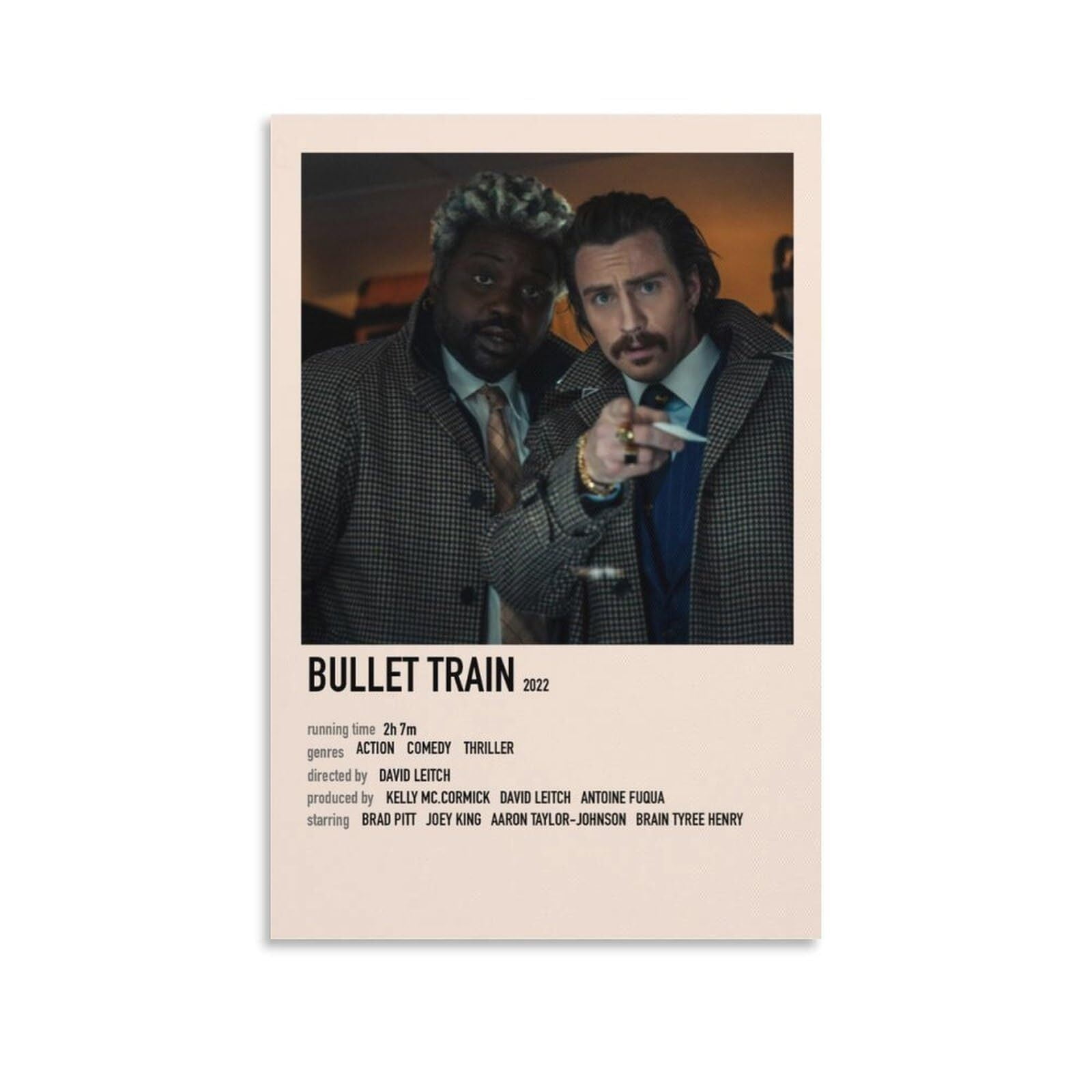 Movie Poster Bullet Train 3 Wall Art Poster Bedroom Prints Home Decor ...