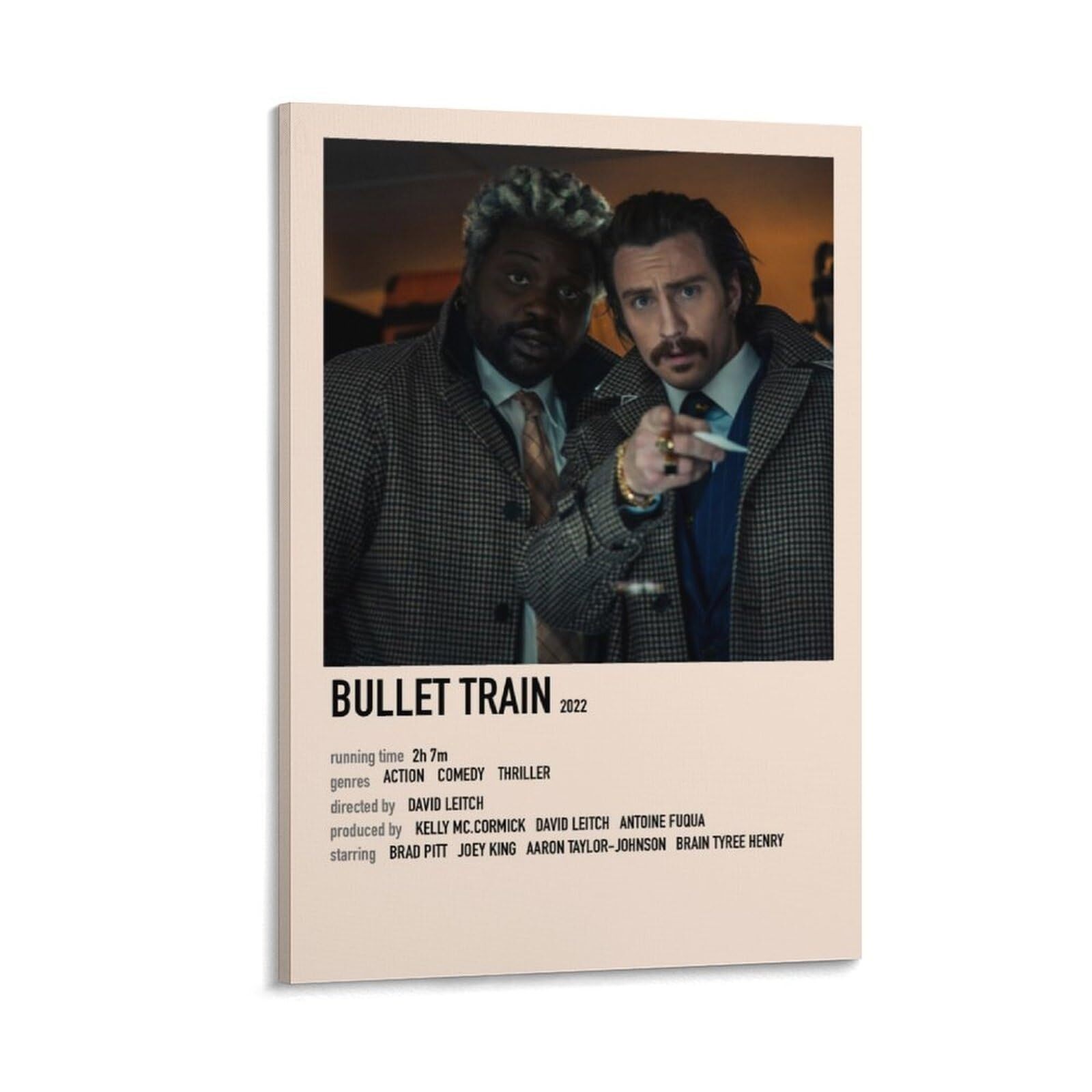 Movie Poster Bullet Train 3 Wall Art Poster Bedroom Prints Home Decor ...