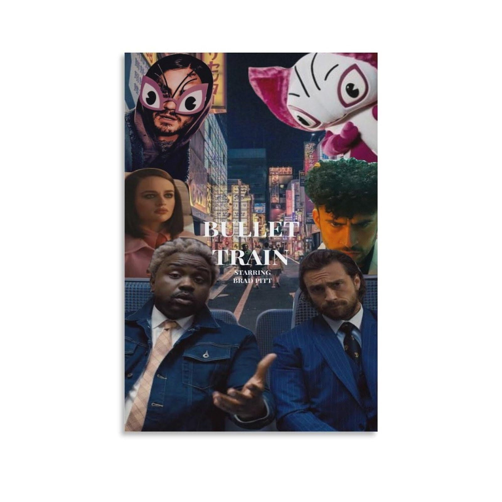 Movie Poster Bullet Train 5 Canvas Poster Wall Art Picture Prints ...