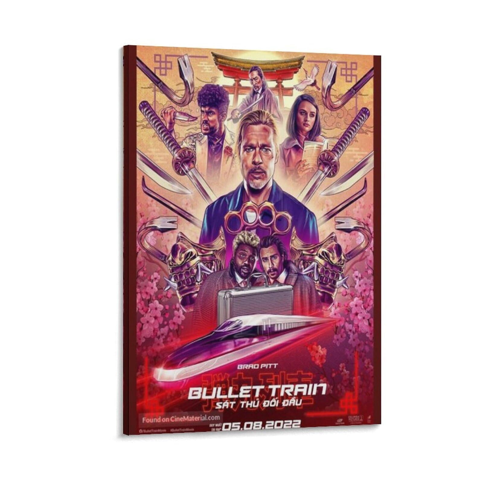 Movie Poster Bullet Train 9 Canvas Art Poster And Wall Art Picture ...