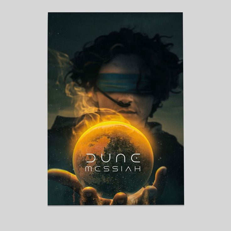 Movie Poster- Dune Messiah Sci Fi 2026 Poster Size 24''x36''-The Future ...