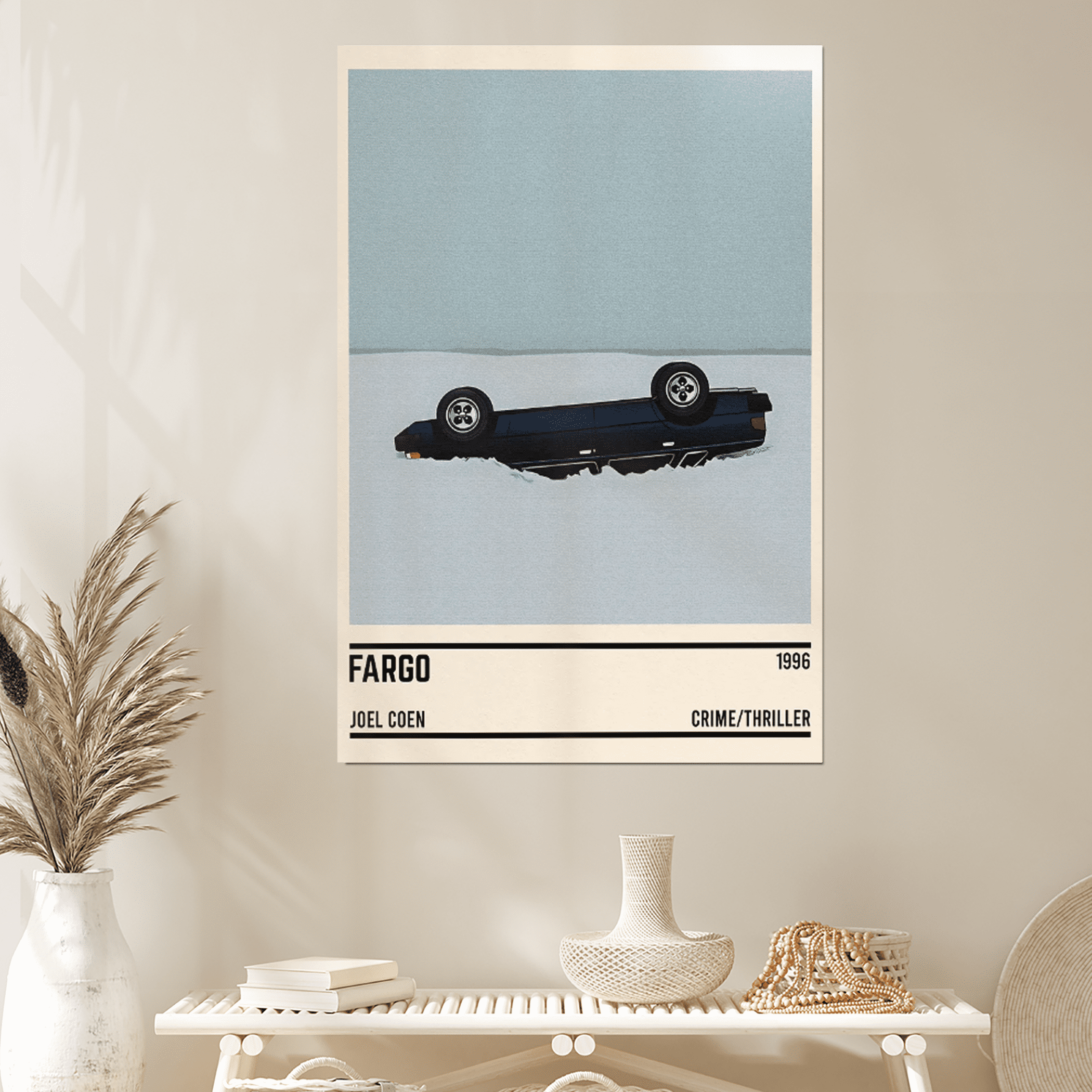 Movie Poster- Fargo movie car 1996 Poster Size 24''x36''-The Future Box ...