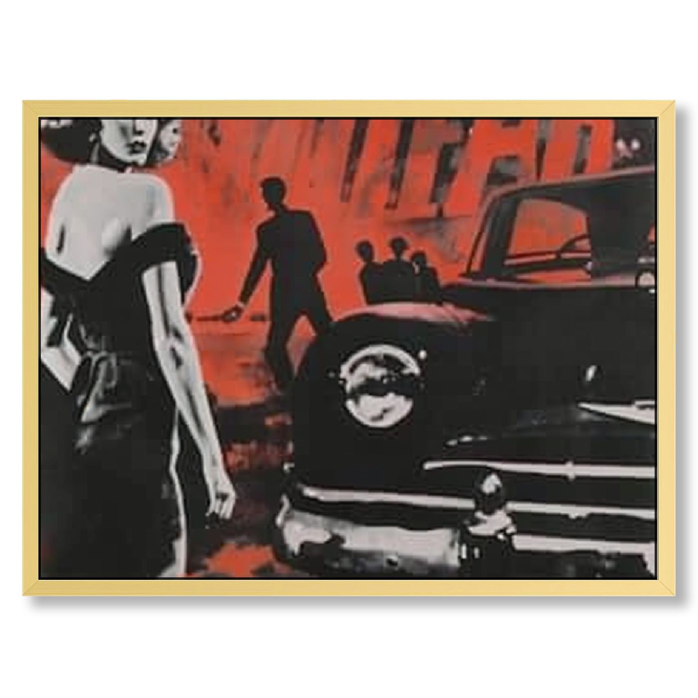 Movie Poster Hot Rod Rumble Crime Drama Canvas Painting Posters And ...