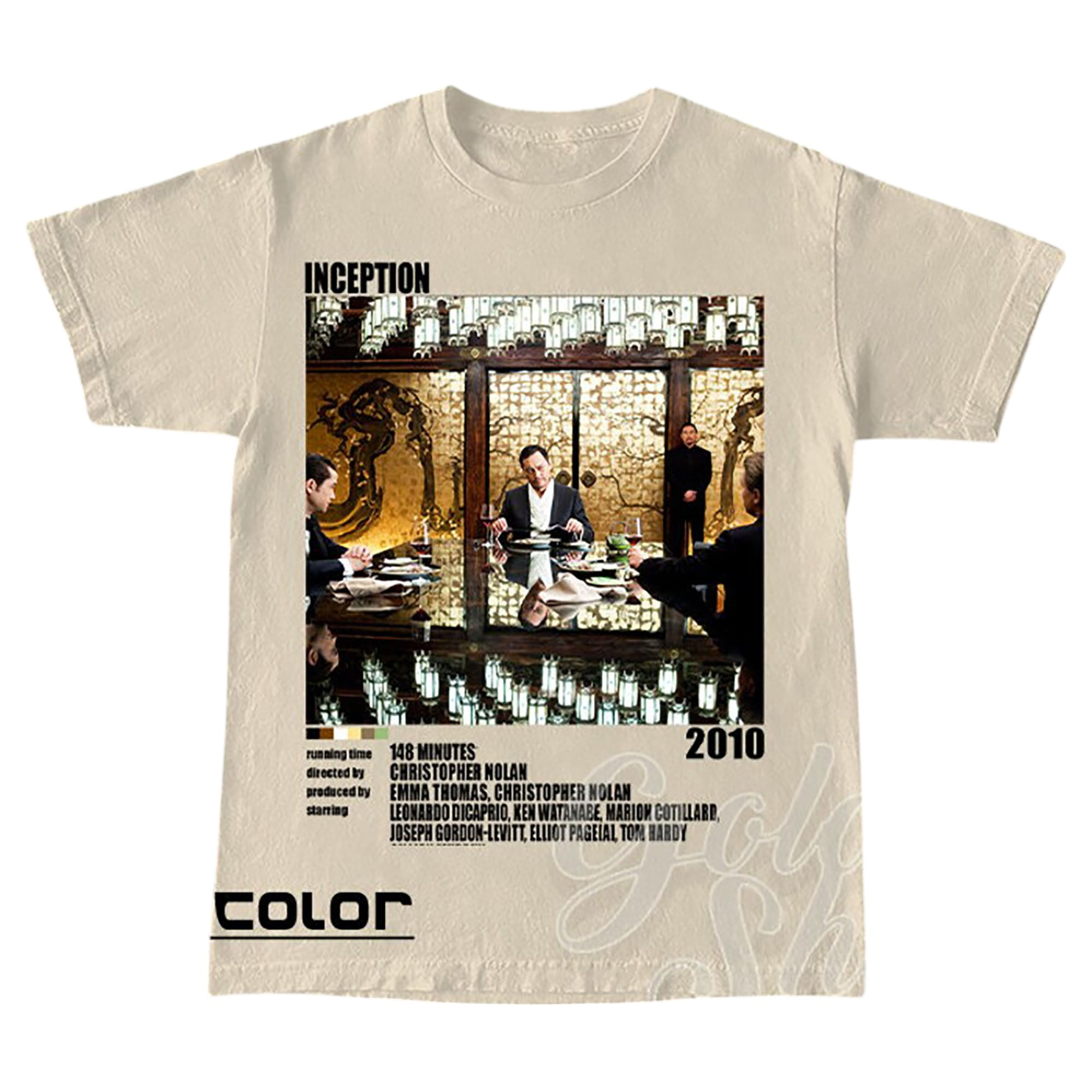 Movie Poster Inspired Inception Retro Unisex Classic 2D T-Shirt ...