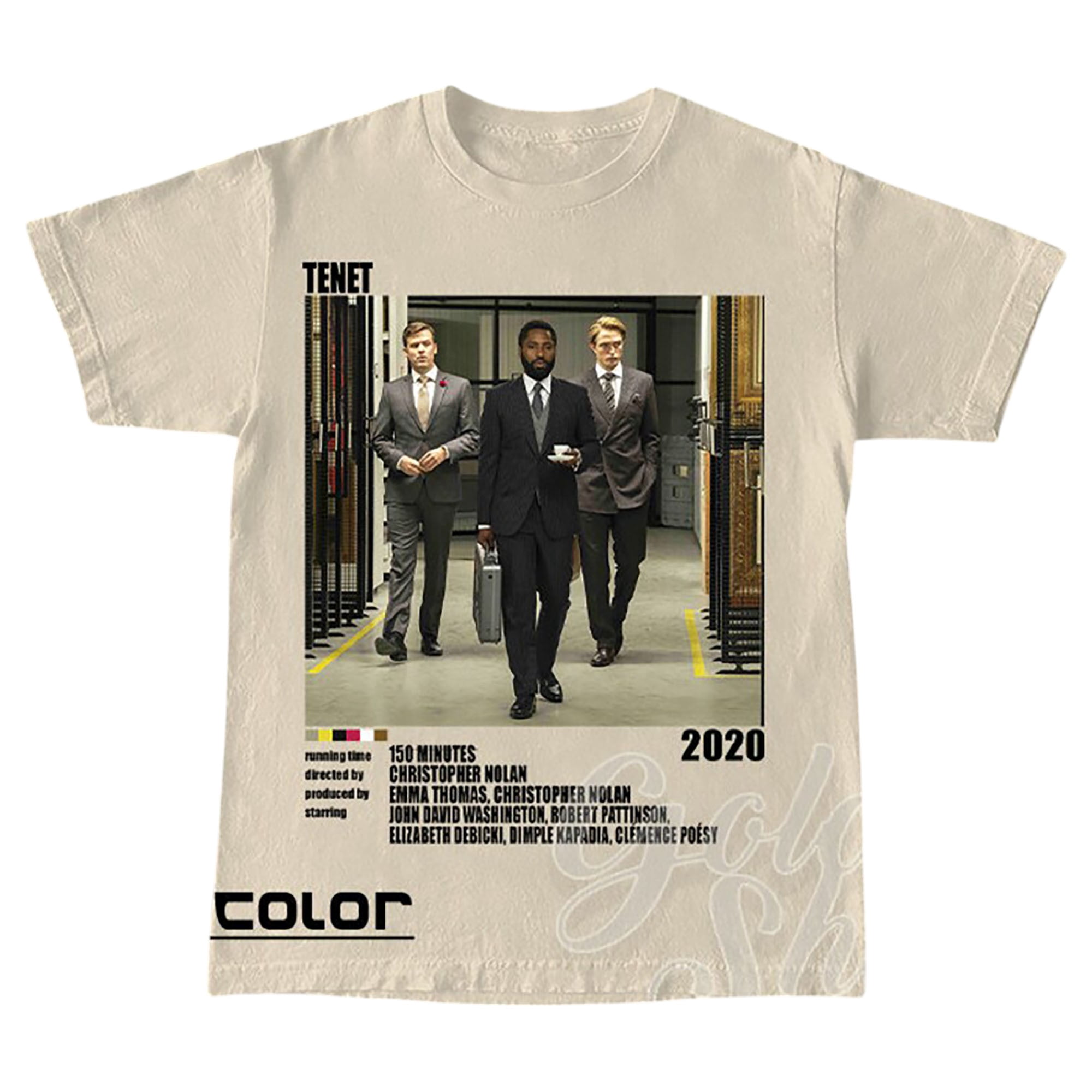 Movie Poster Inspired Tenet Retro Unisex Classic 2D T-Shirt - Vintage ...