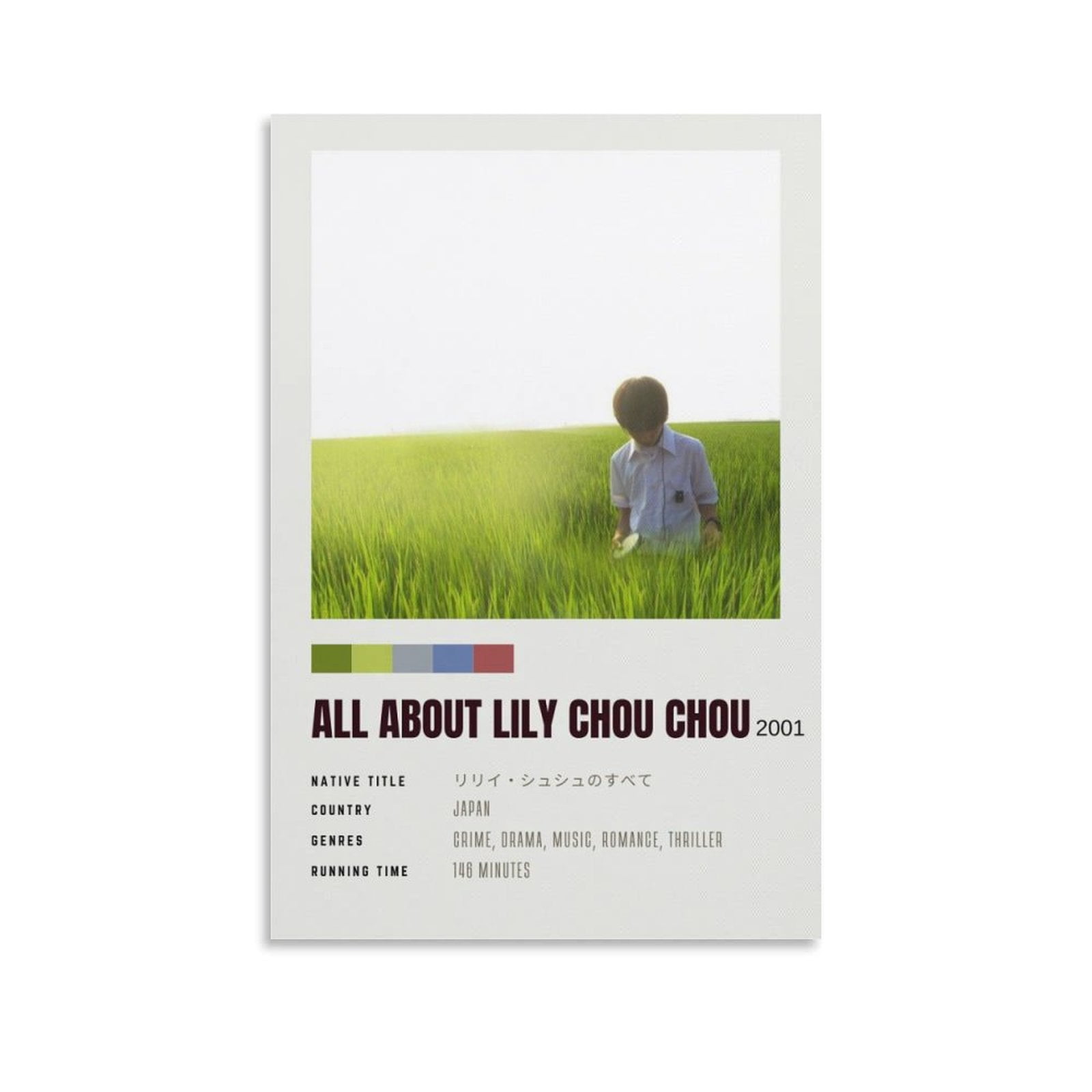 Movie Poster All About Lily Chou Chou Poster (2) Wall Art Picture ...