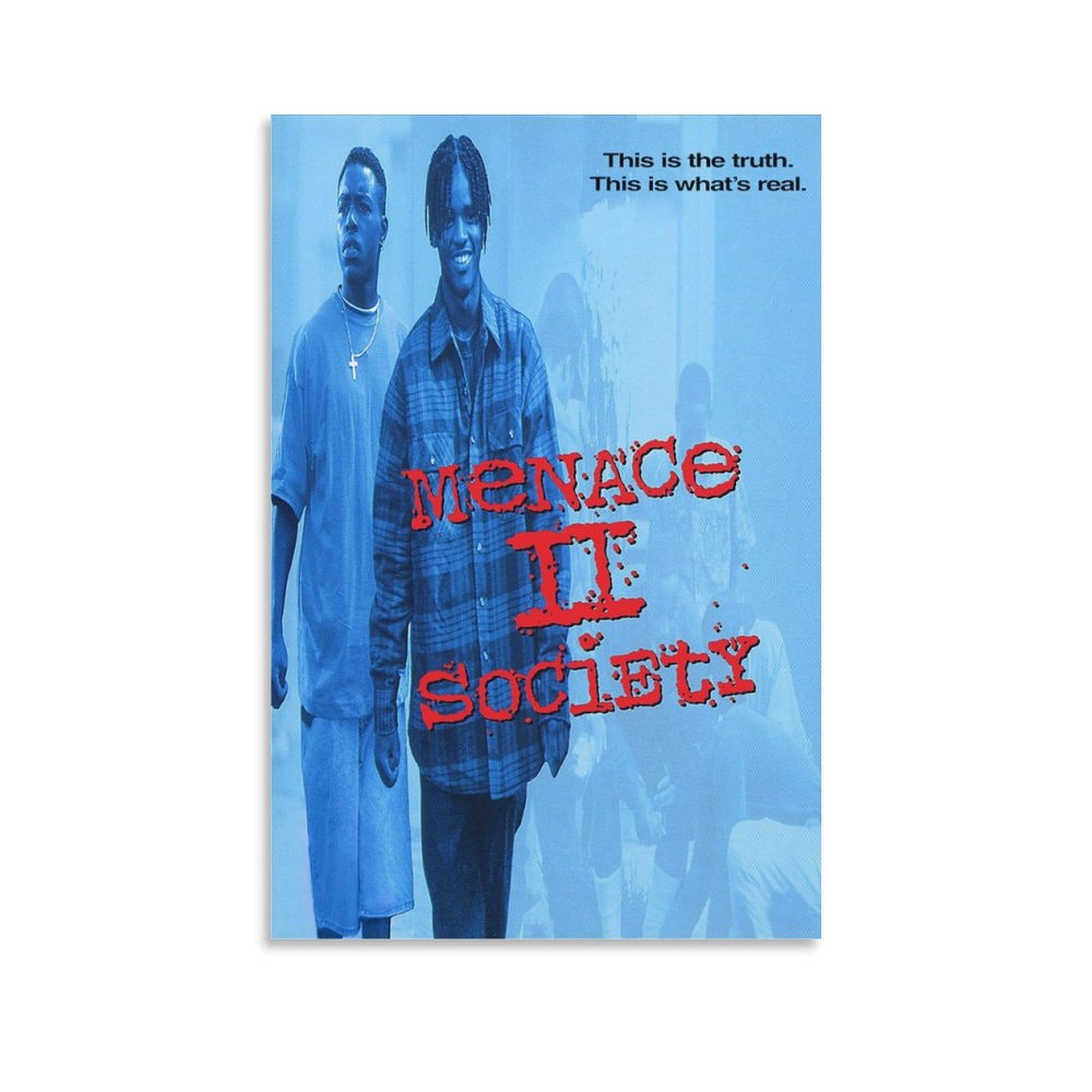 Movie Poster Menace II Society Canvas Poster Wall Art Picture Prints ...