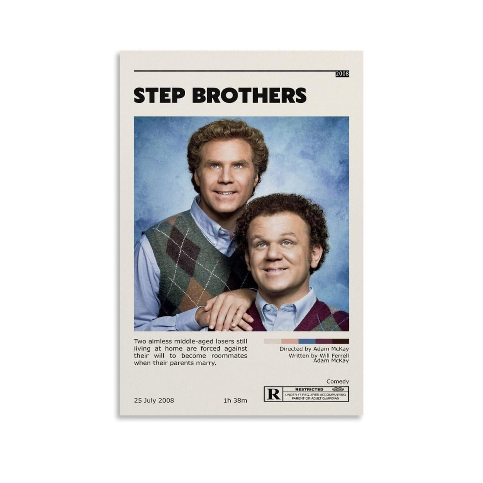 Movie Poster Step Brothers Poster Decorative Painting Canvas Wall Art ...
