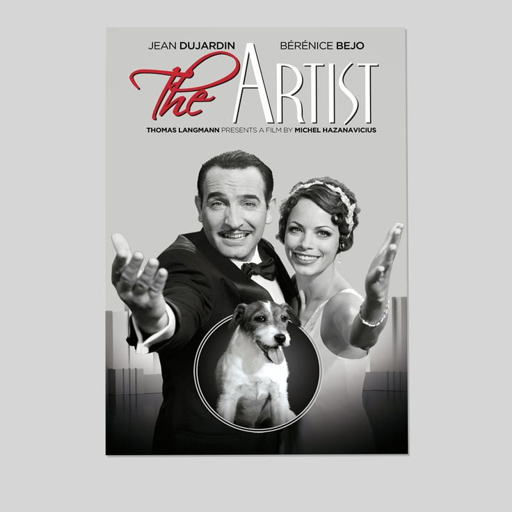 Movie Poster- THE ARTIST Poster, One Sheet Wall Size 24''x36''-Gategoo ...