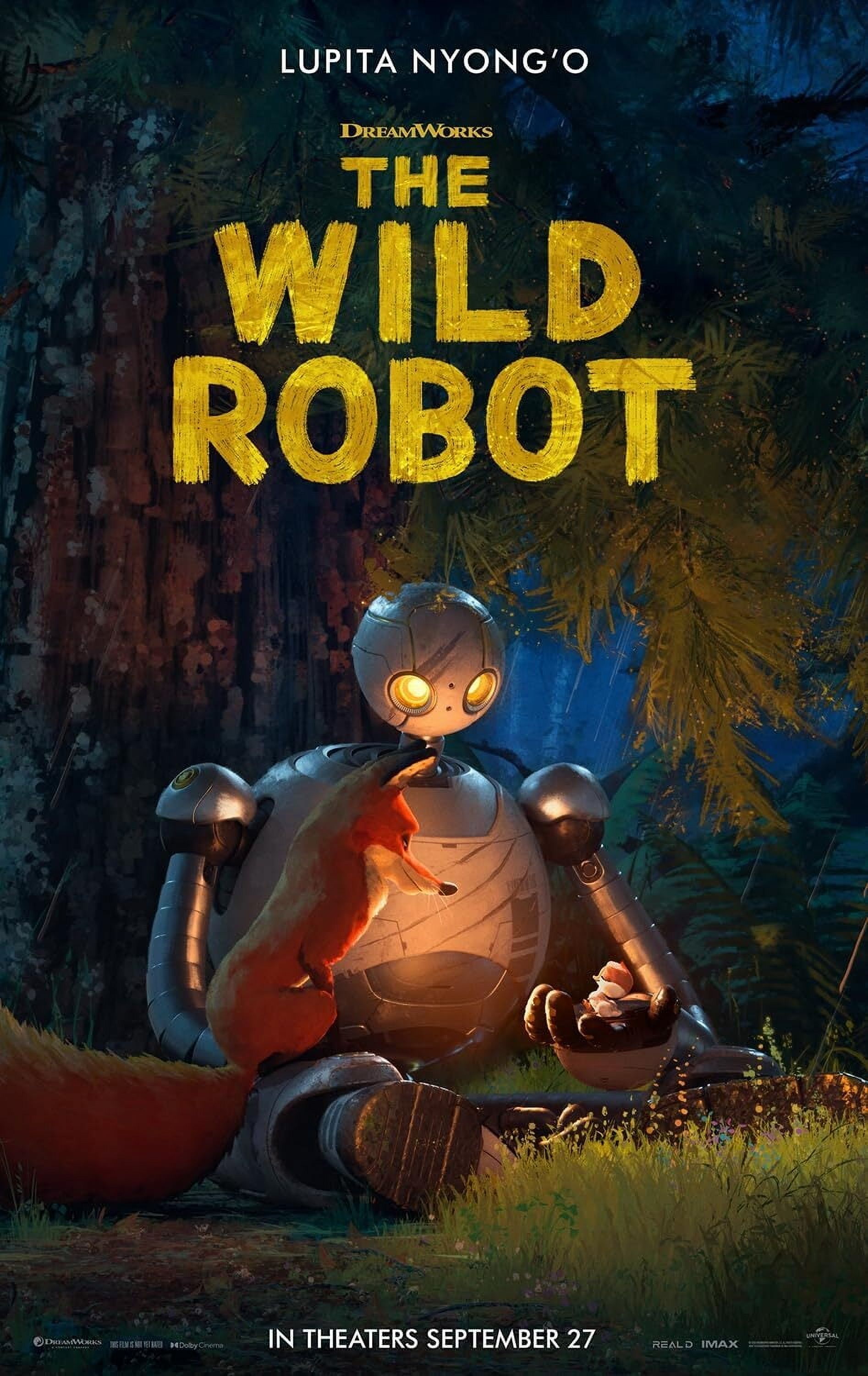 Movie Poster - The Wild Robot 2024 Modern Robot Theme, Living Room ...