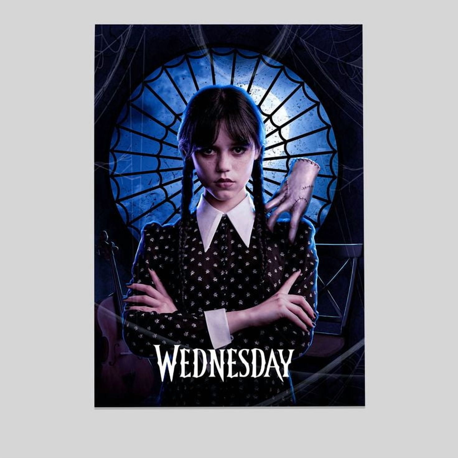 Movie Poster - Wednesday Addams - She’s Back: Wednesday Season 2 Poster ...