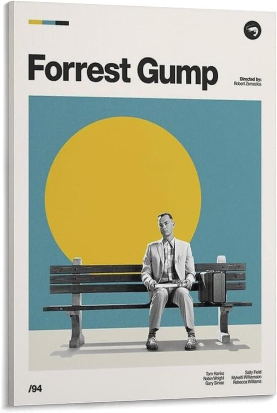 Movie Posters Forrest Gump (6) Canvas Wall Art Prints for Wall Decor ...