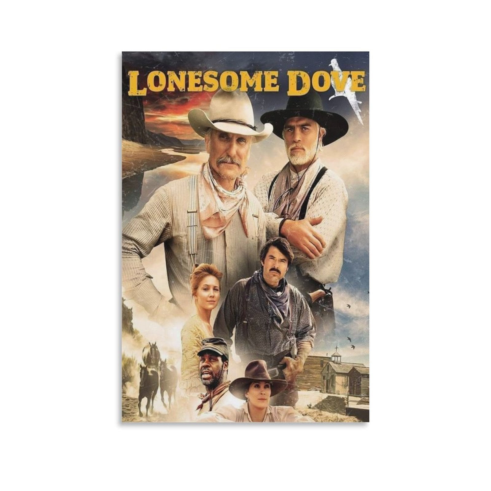 Movie Posters Lonesome Dove 1989 Posters (5) Home Decor Poster Wall Art ...