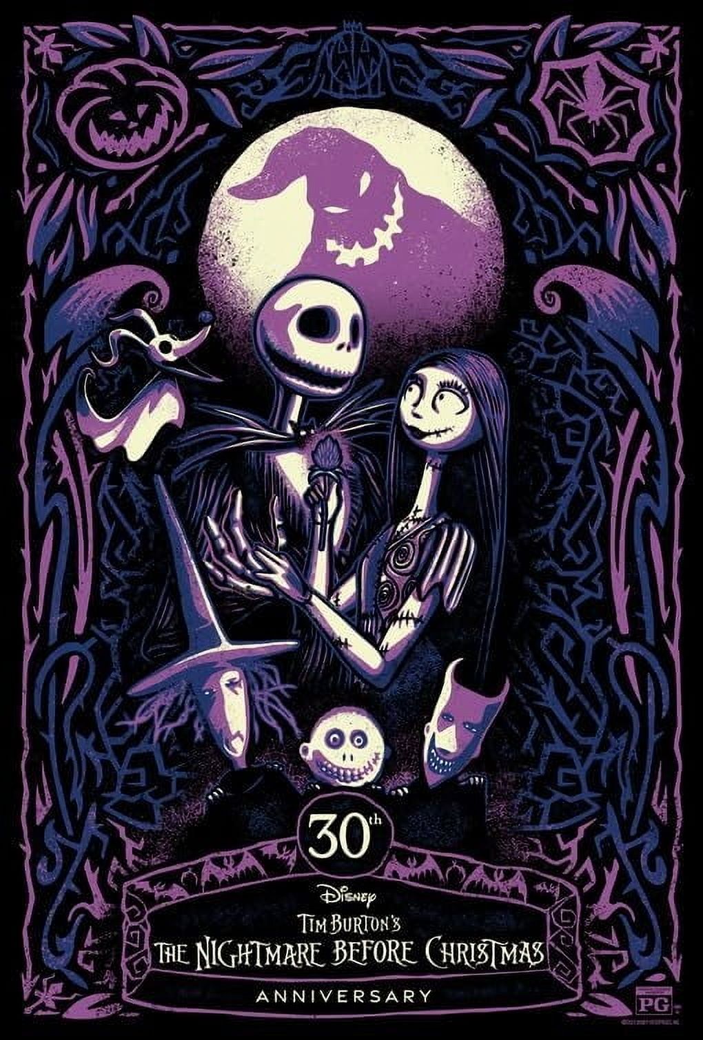 Movie Posters NIGHTMARE BEFORE CHRISTMAS 30TH ANNIVERSARY (2023 ...