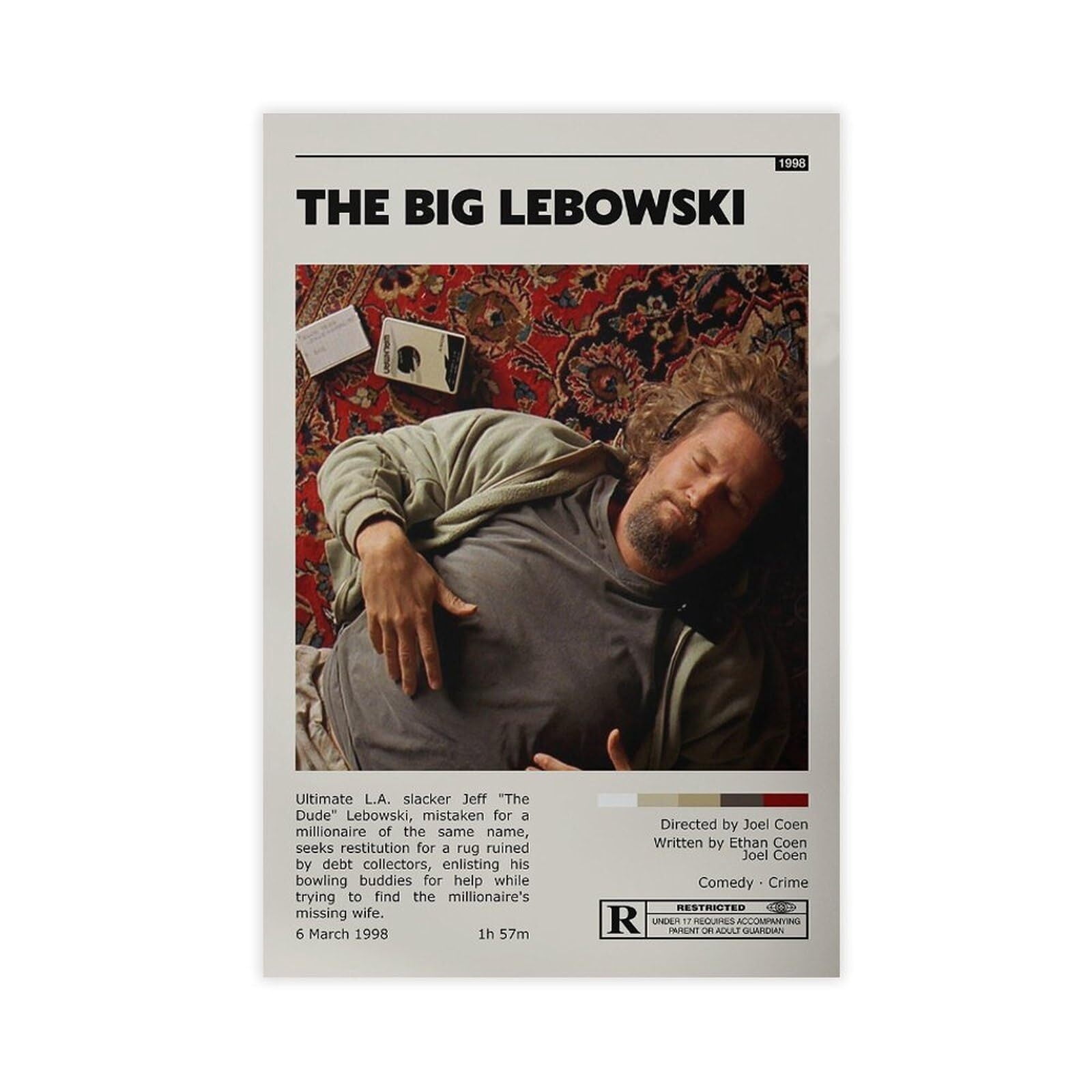 Movie Posters The Big Lebowski Living Room Bedroom Study Decoration 9 ...