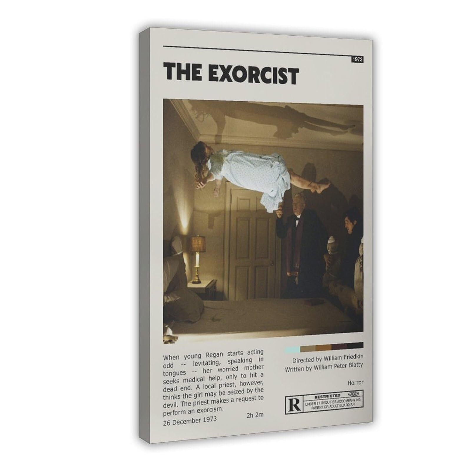 Movie Posters The Exorcist Living Room Bedroom Study Decoration0 Canvas ...