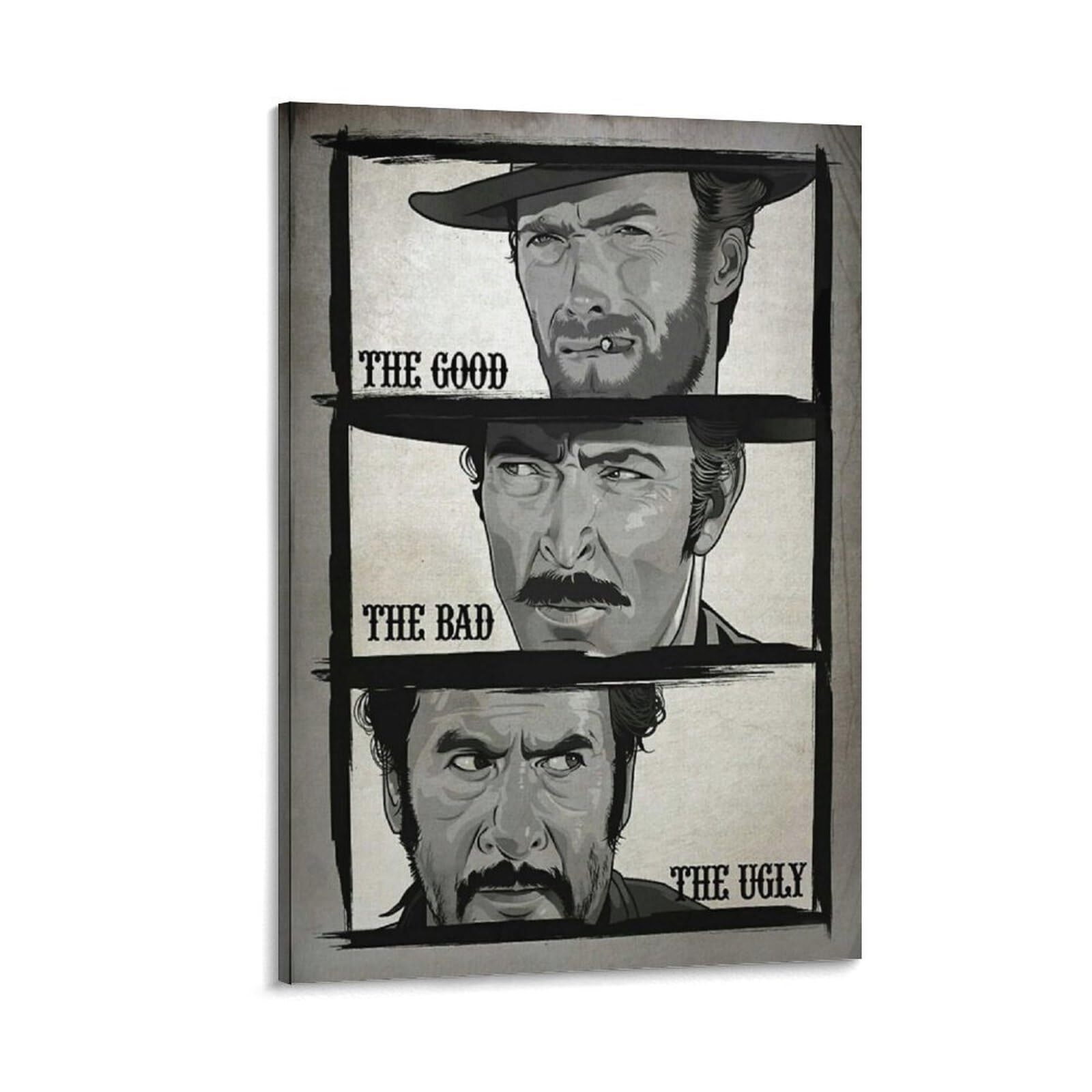 Movie Posters The Good The Bad And The Ugly Canvas Art Poster And Wall ...