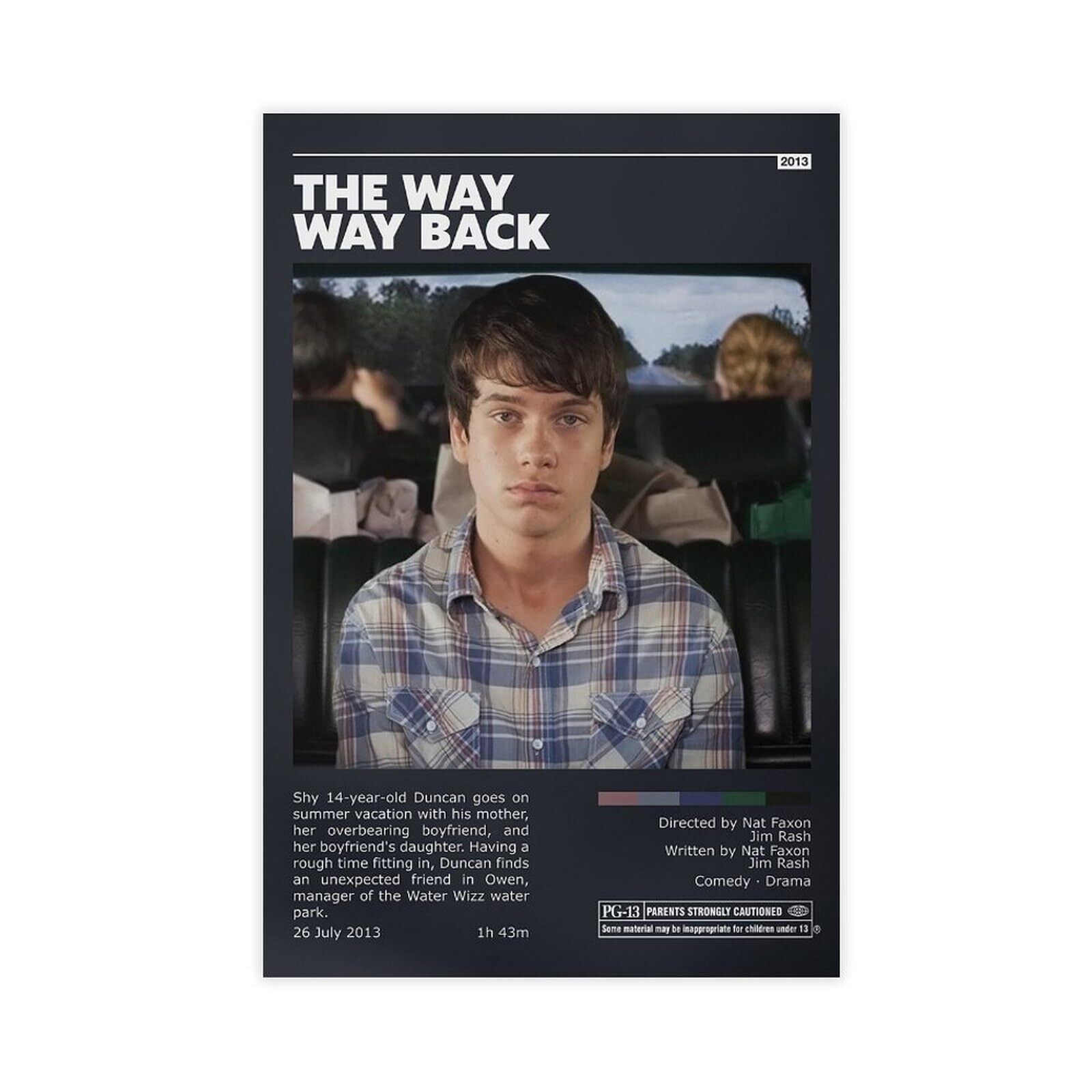 Movie Posters The Way Way Back Living Room Bedroom Study Decoration3 ...