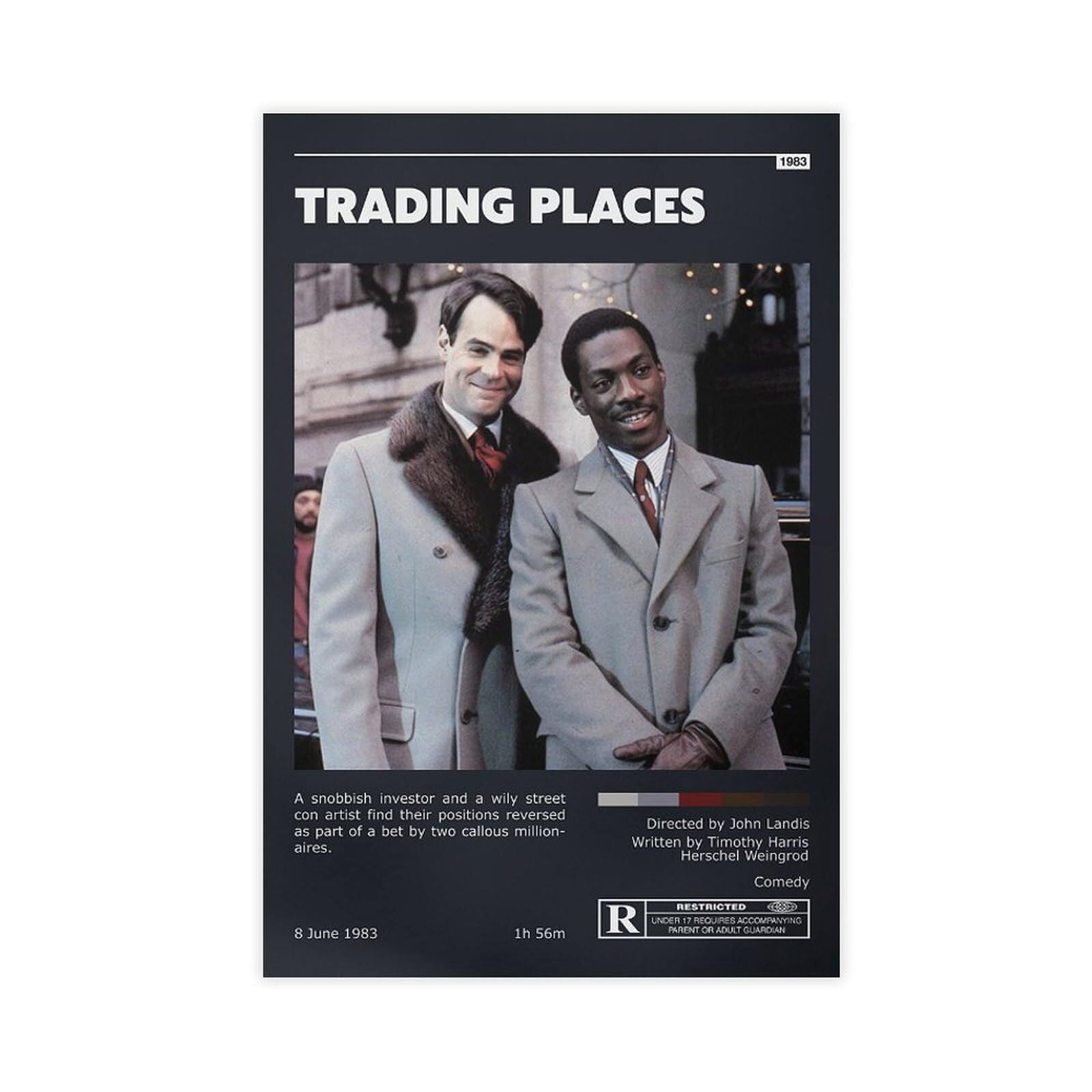 Movie Posters Trading Places Living Room Bedroom Study Decoration6 ...