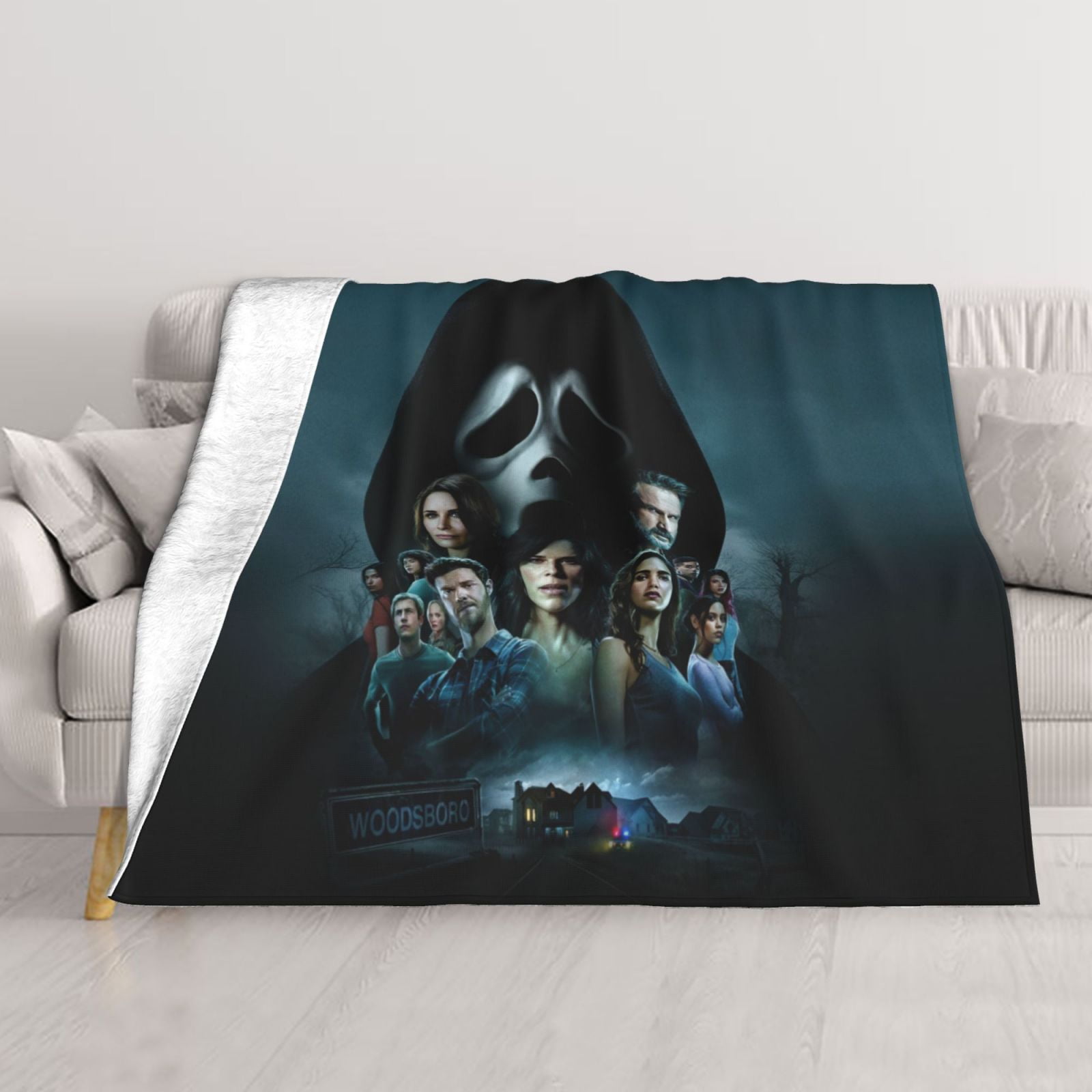 Movie Scream Ghostface Air Conditioning Blanket Lightweight Soft Cozy ...