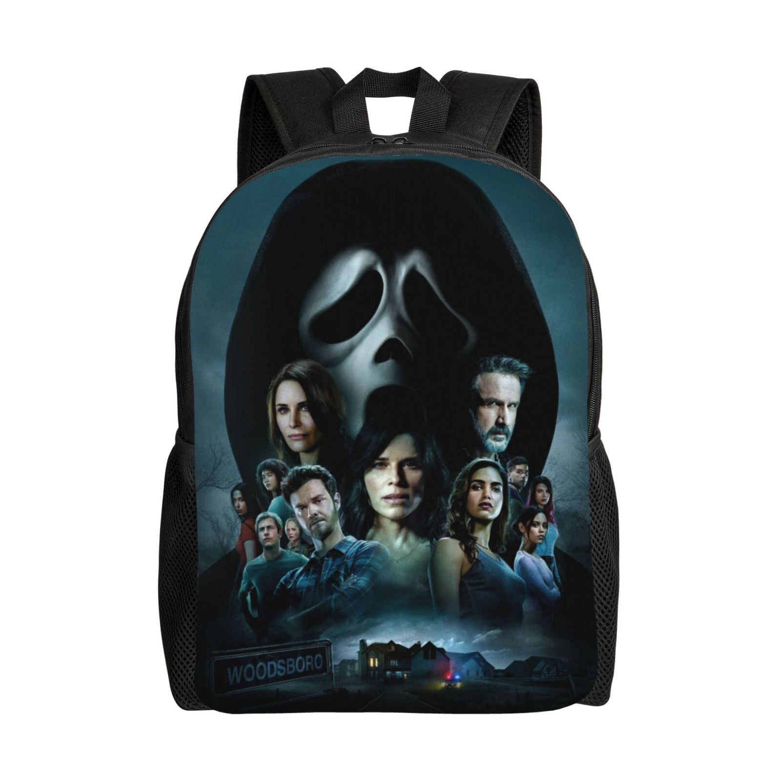 Movie Scream Ghostface Backpack Casual Adjustable Bookbag School Bag ...
