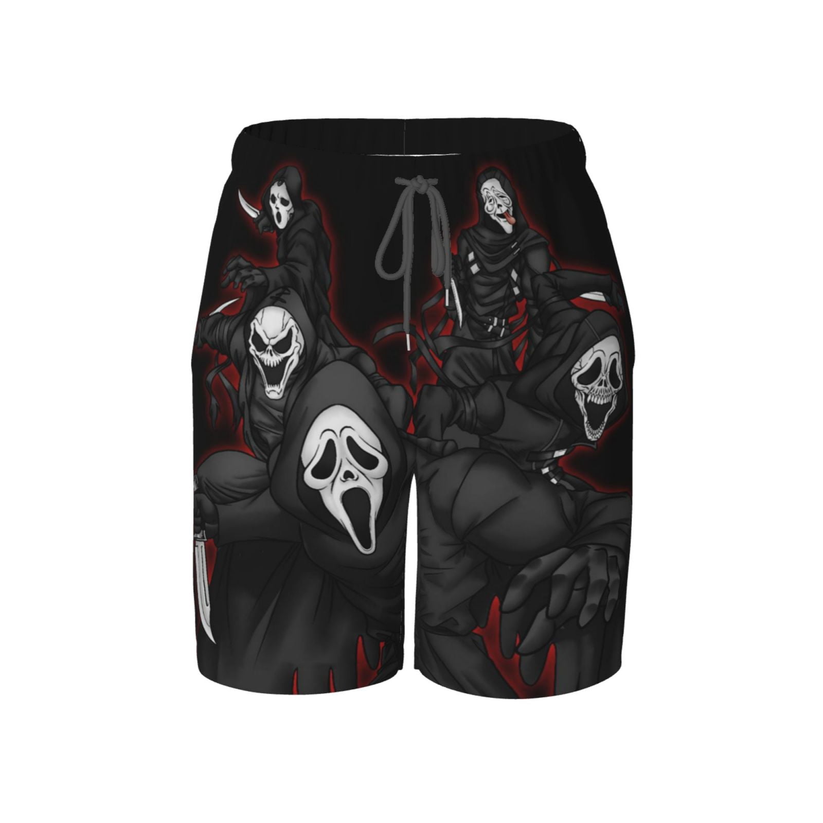 Movie Scream Ghostface Boy's Swim Trunks Quick Dry Teen Board Shorts ...