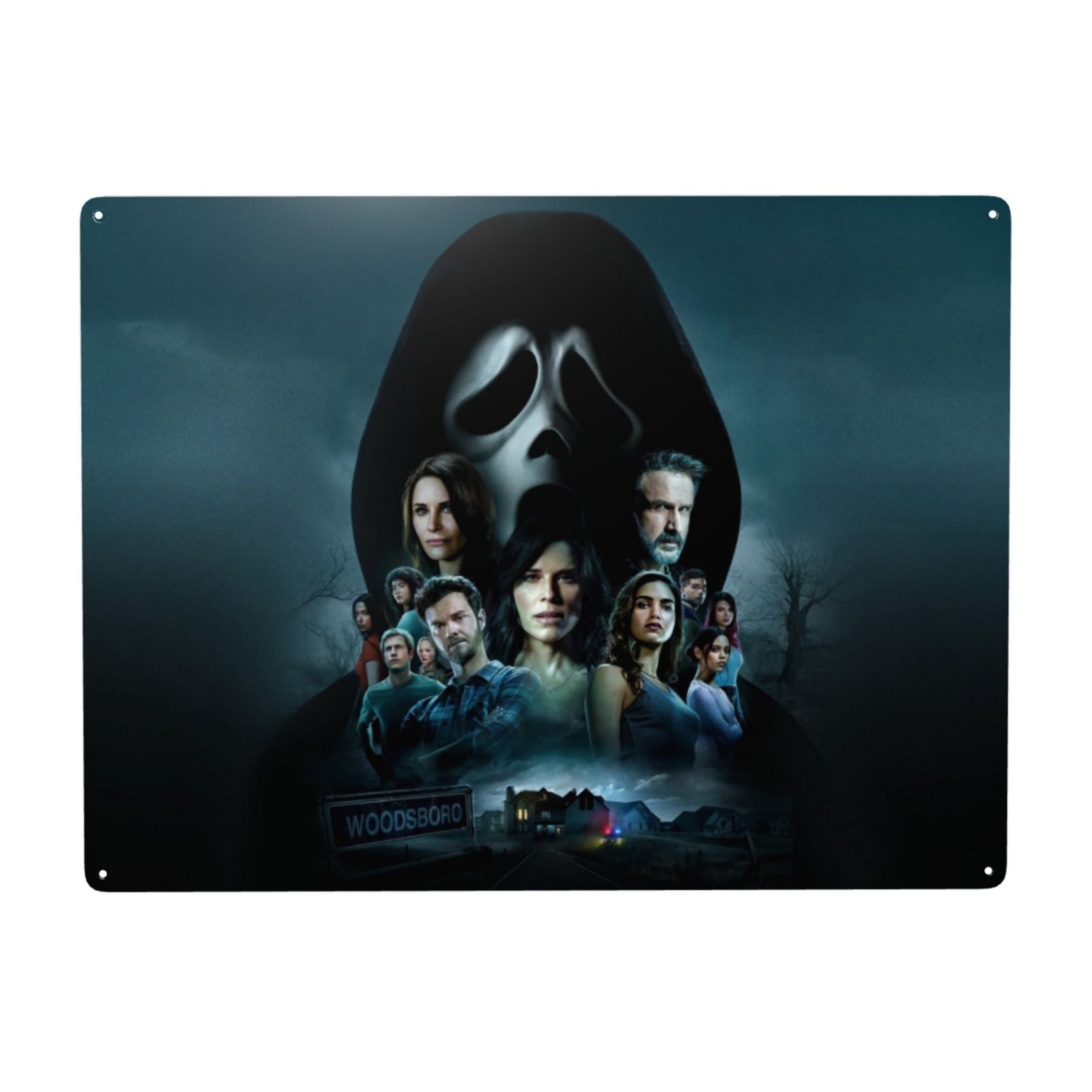 Movie Scream Ghostface Metal Sign Decor 30x40cm Wall Art Sign for Home ...