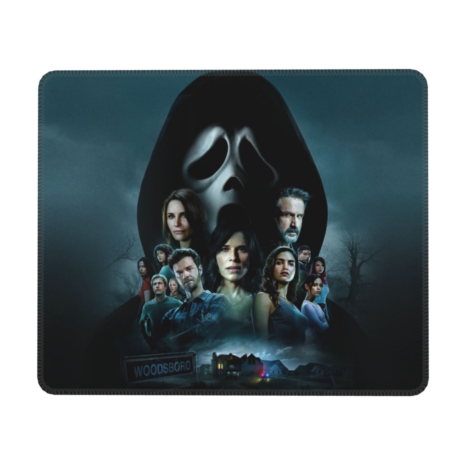 Movie Scream Ghostface Mouse Pad Non-Slip Rubber Base Mousepad Desktop ...