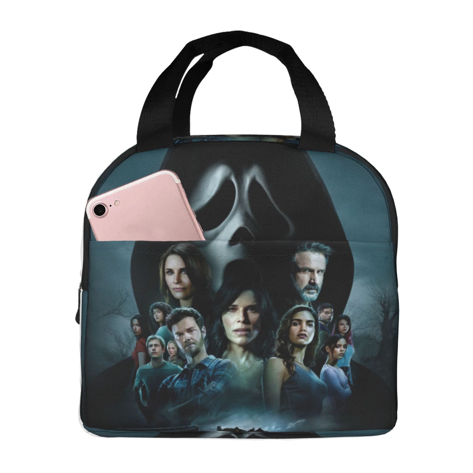 Movie Scream Ghostface Portable Lunch Bag Insulated Lunchbag Thermal ...