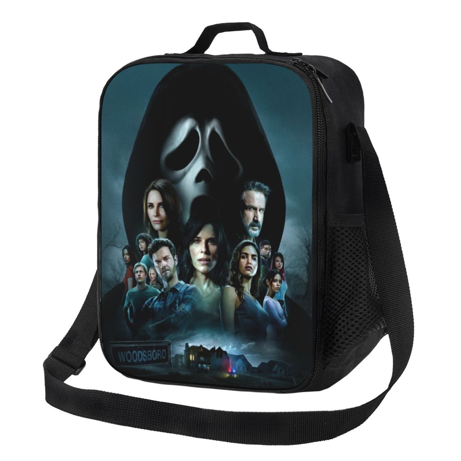 Movie Scream Ghostface Portable Lunch Bag Tote Bento Bag Insulated ...