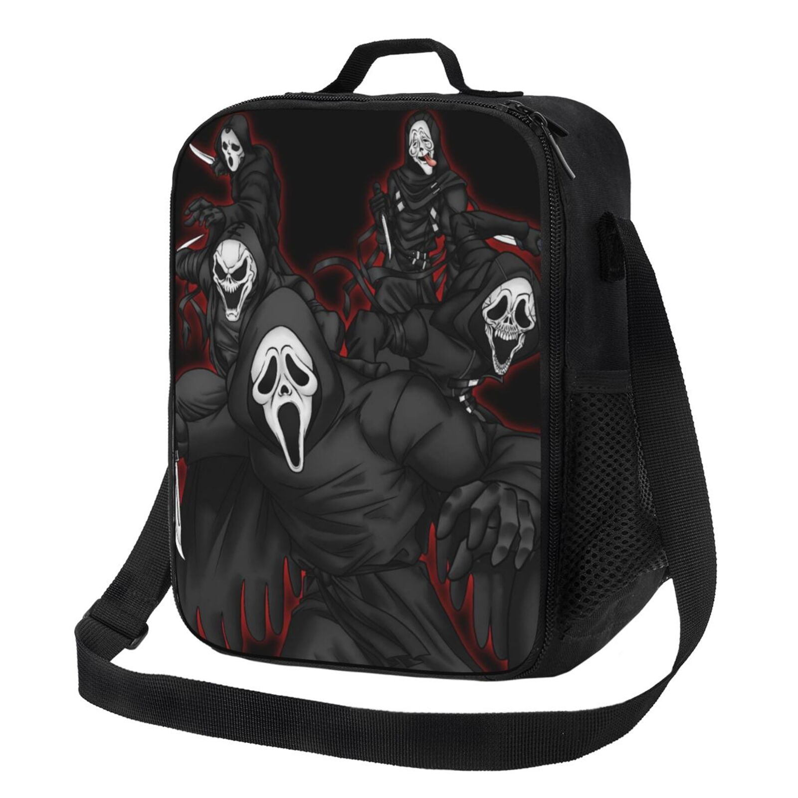 Movie Scream Ghostface Portable Lunch Bag Tote Bento Bag Insulated ...