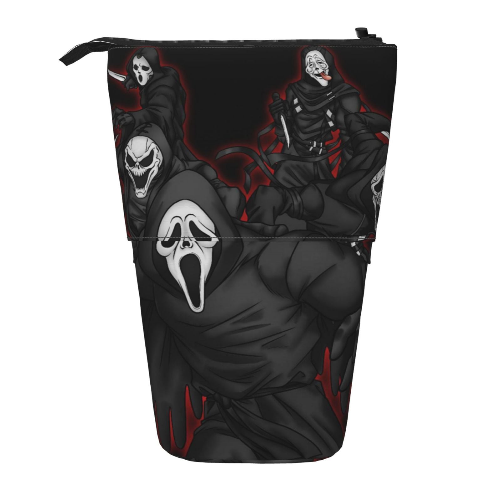 Movie Scream Ghostface Standing Pencil Case Pen Bag Telescopic Pencil ...