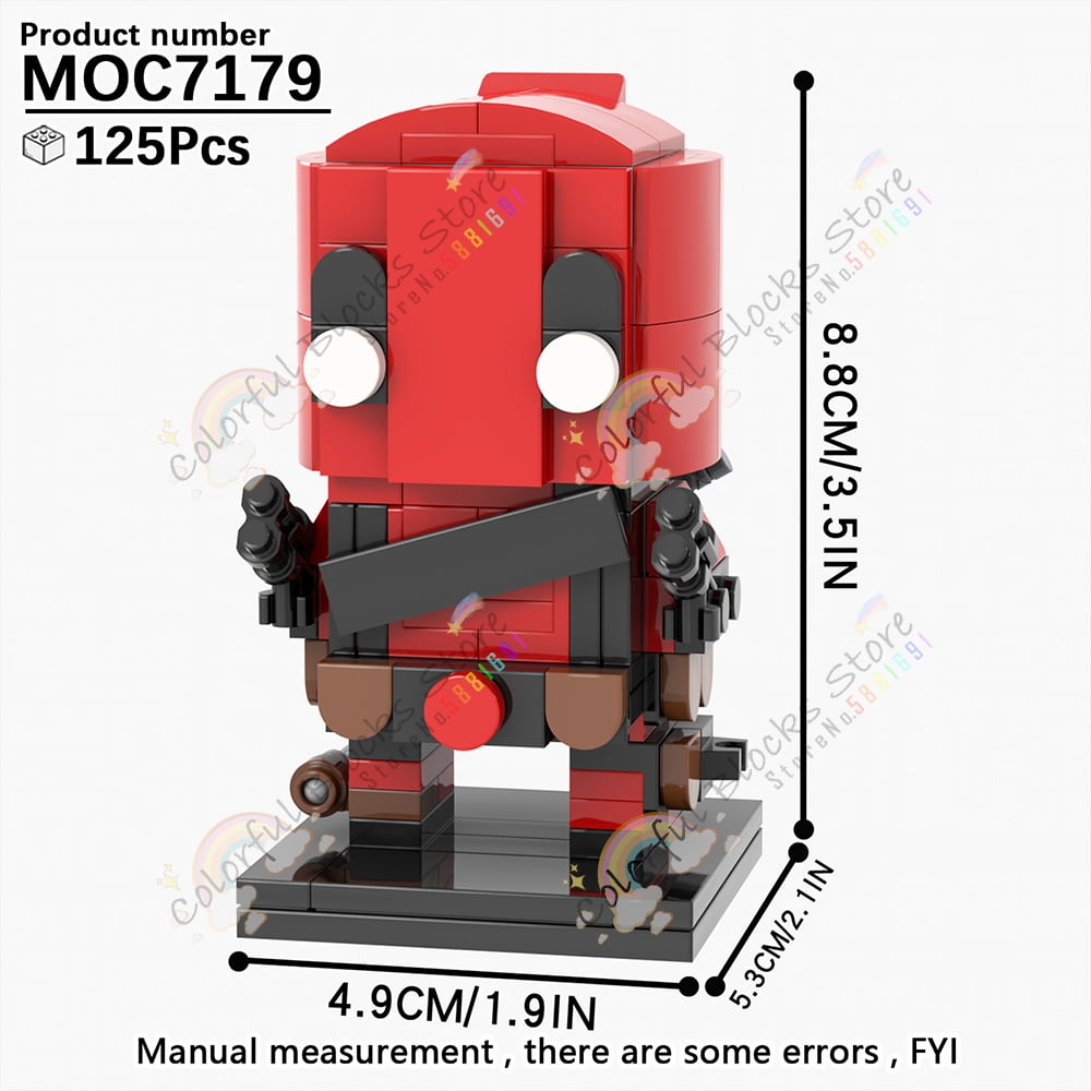 Movie Series Characters MOC Building Blocks Creative Sci-Fi Mutant Action Figure DIY Symbol ...