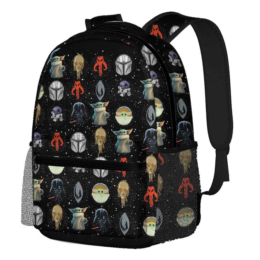 Movie Series - Linked Yoda Backpack: Ample Capacity for Tablets ...