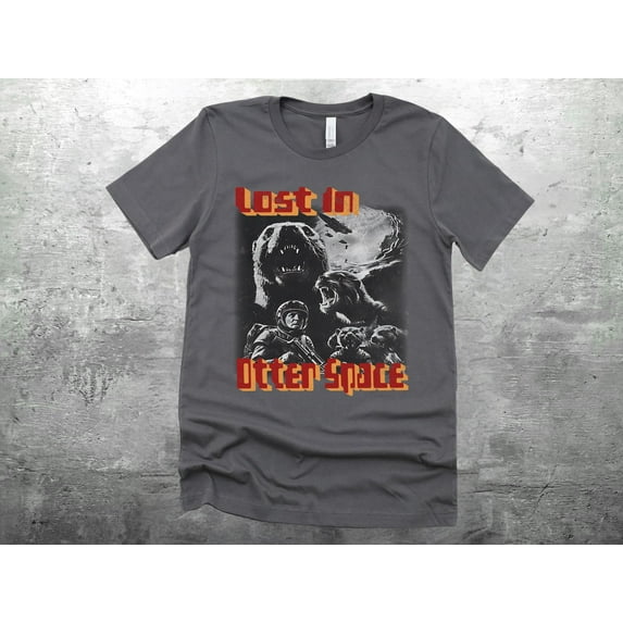 Movie Shirt, Movie Parody Shirt, Lost In Otter Space, Funny Otter, Sci ...