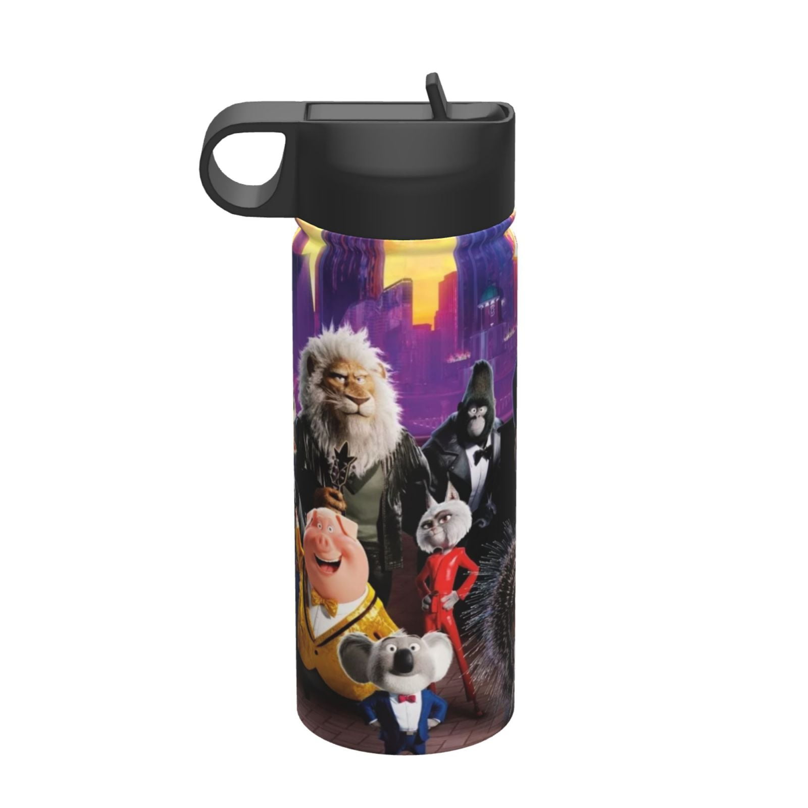 Movie Sing 2 18 Oz Insulated Water Bottle, Reusable Stainless Steel ...