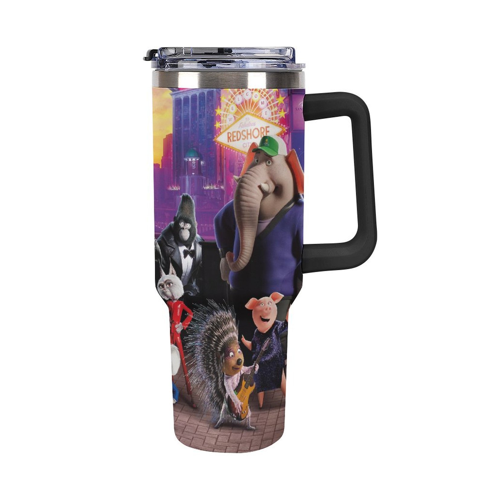 Movie Sing 2 40 Oz Tumbler With Handle And Straw, Stainless Steel ...