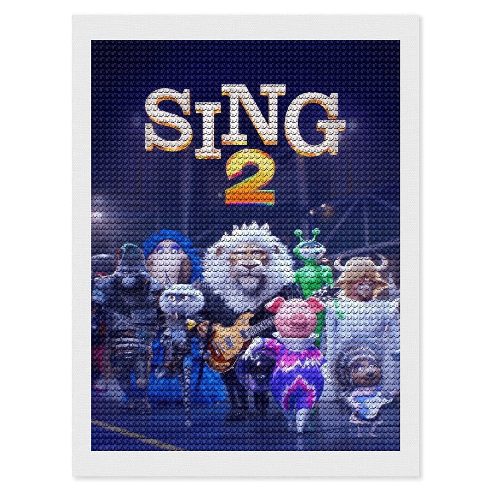 Movie Sing 2 Diamond Art Kits for Adults 5D Diamond Art Kit Paint by ...