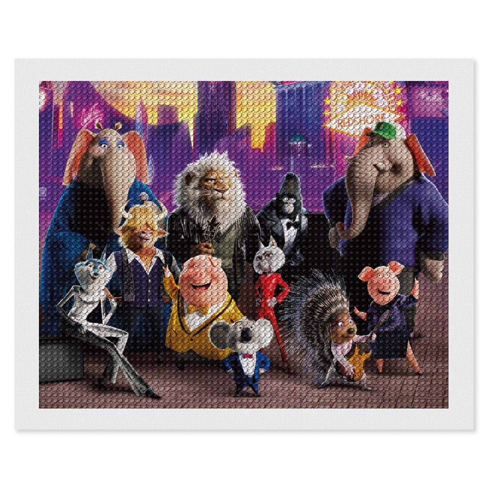 Movie Sing 2 Diamond Art Kits for Adults Beginners Round 5D Paint with ...