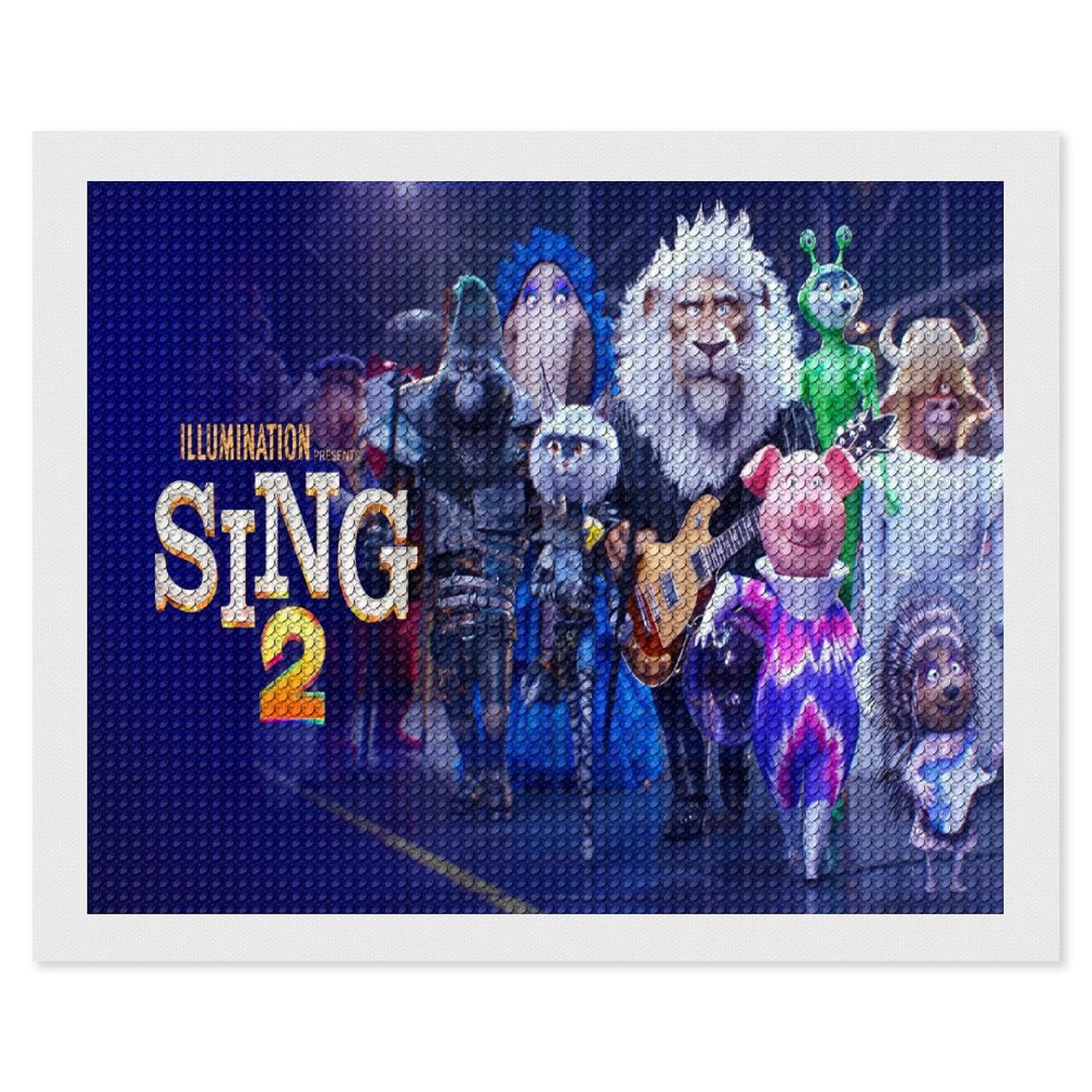 Movie Sing 2 Diamond Art Kits for Adults Diamond Art Gem Art Painting ...